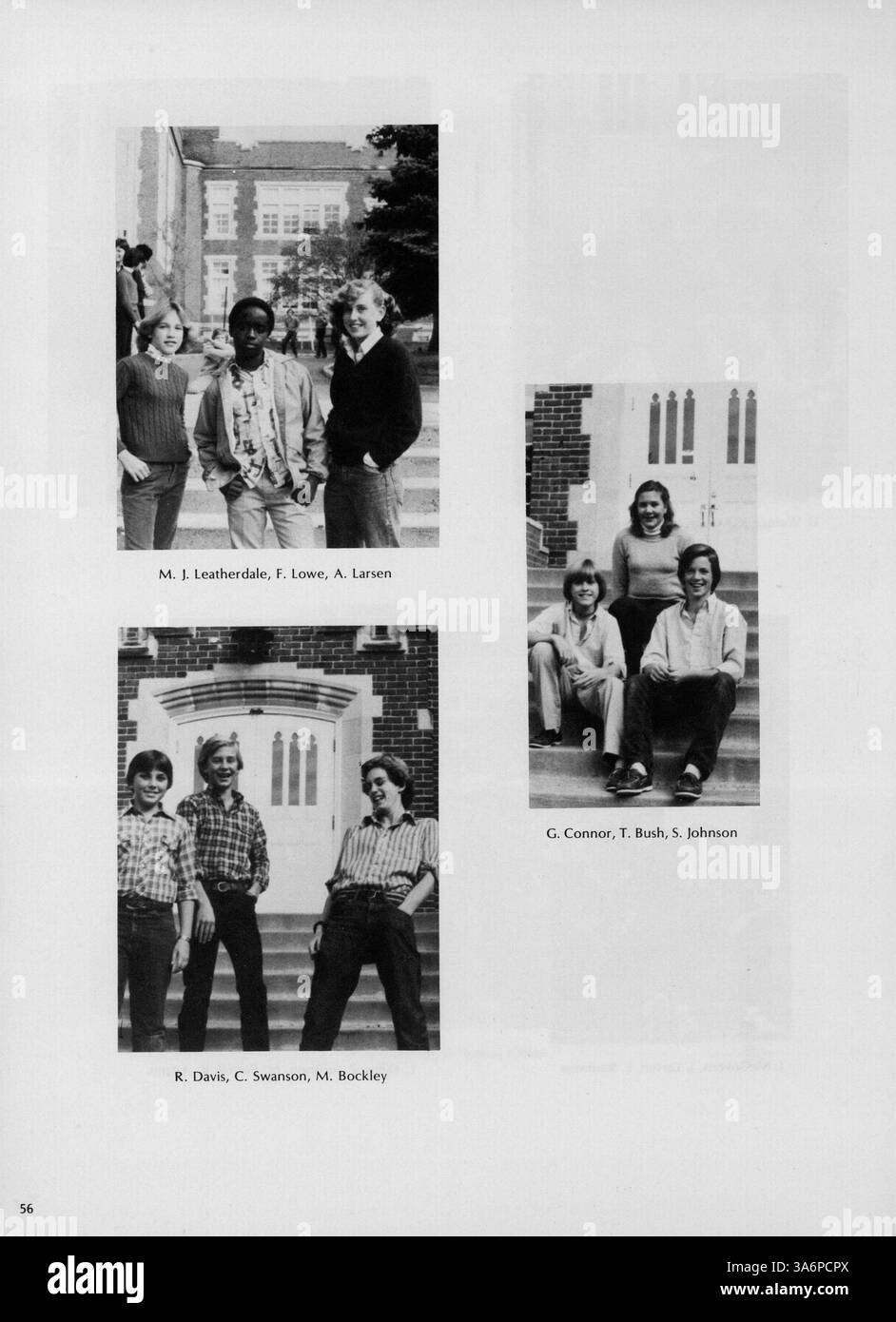 The 1980 Blake Middle School Yearbook showcases student portraits ...