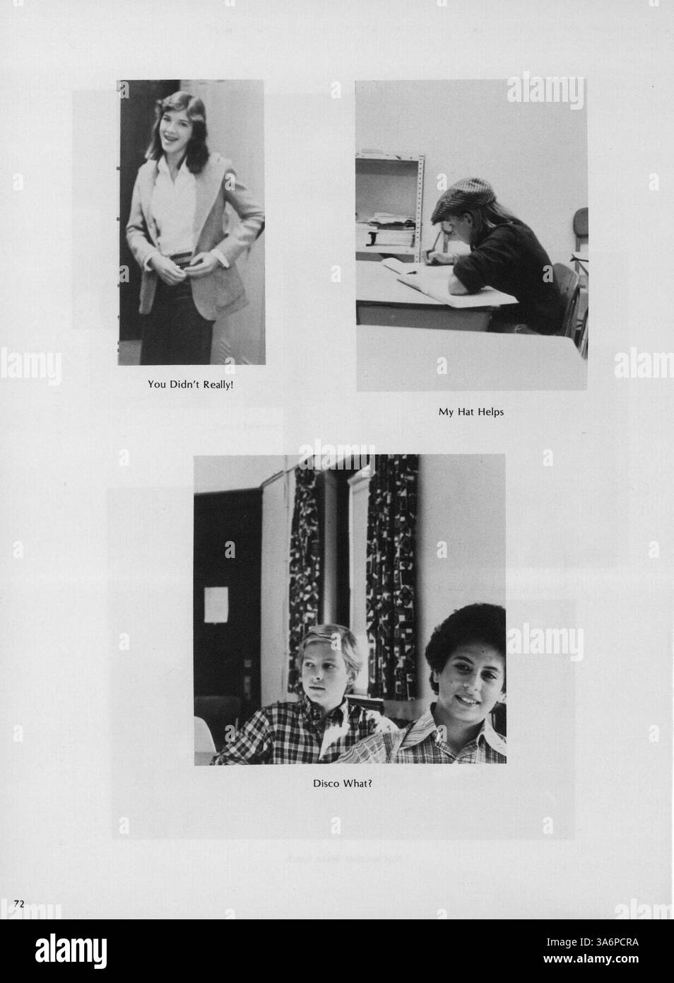 This 1980 blake middle school yearbook features images of students hi ...