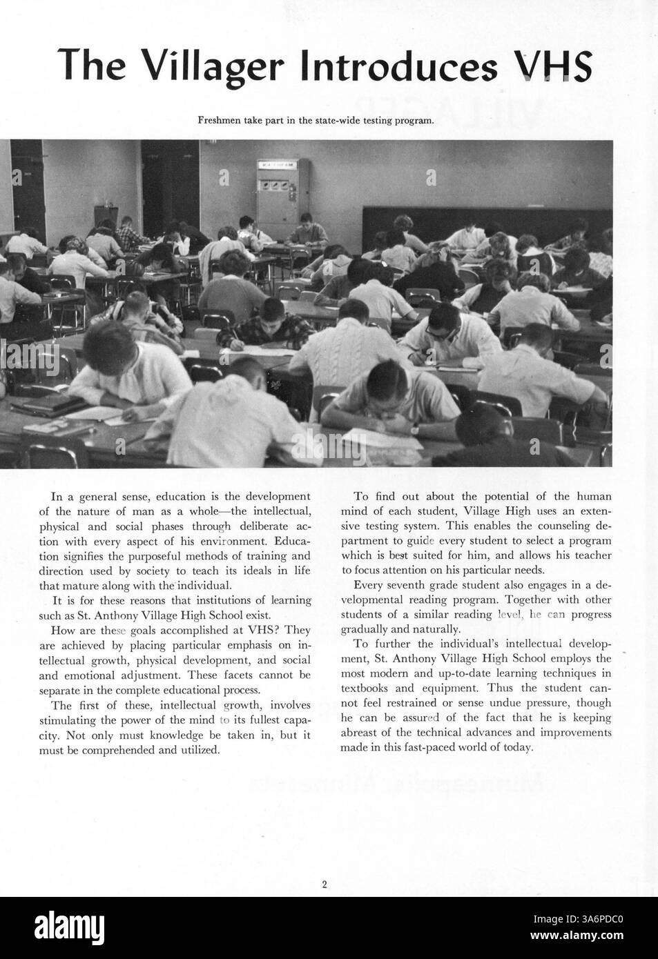 The 1964 yearbook of St. Anthony Village High School offers a snapshot ...