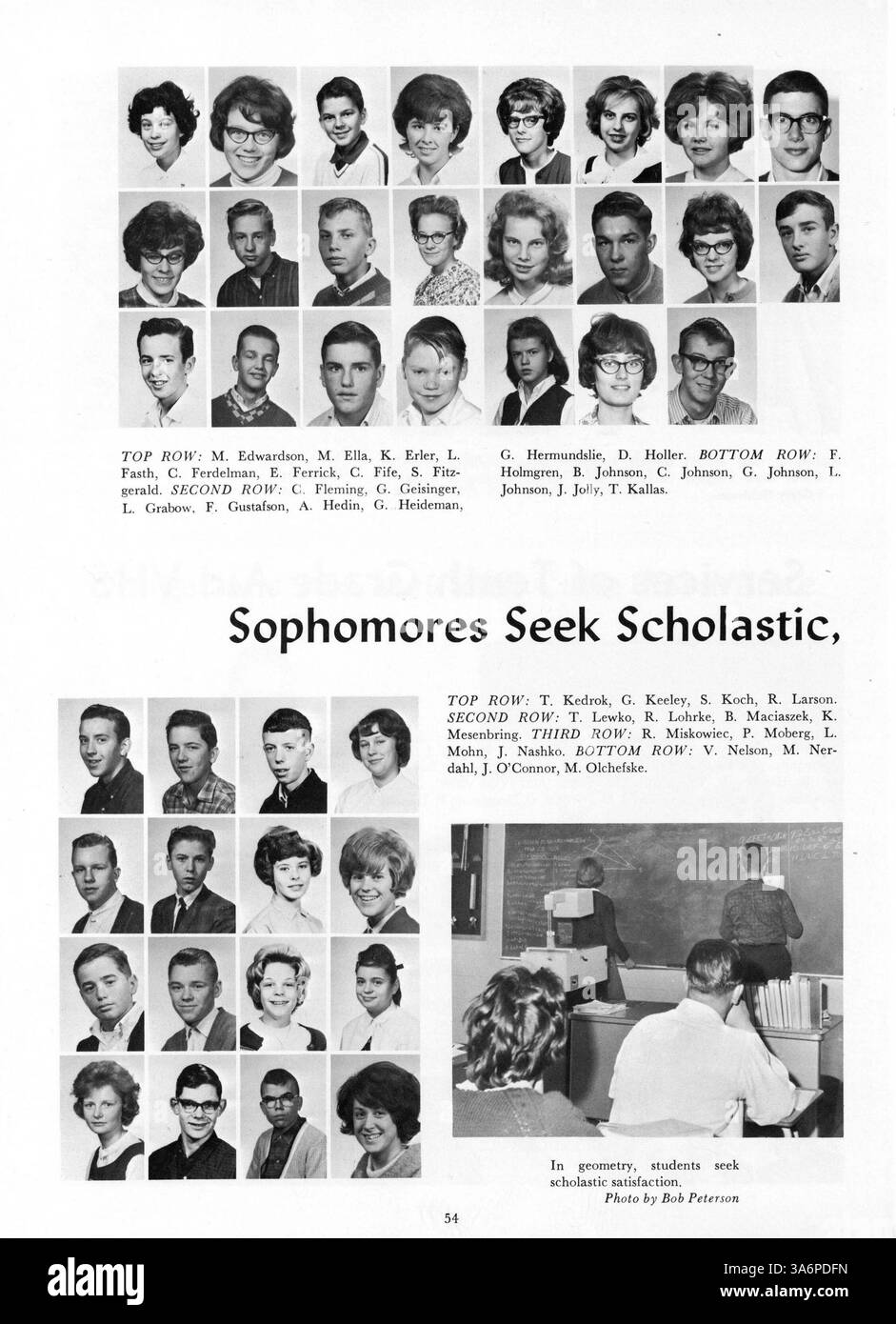 This high school yearbook from 1964 records key events, student ...