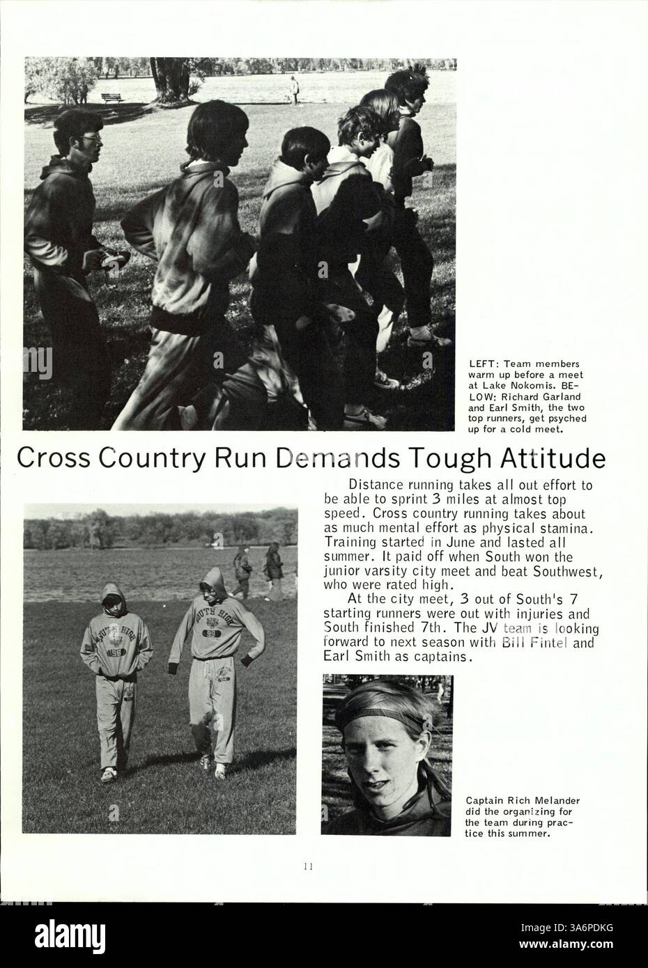 The 1974 South High Yearbook, Tiger, showcases student life, athletic ...