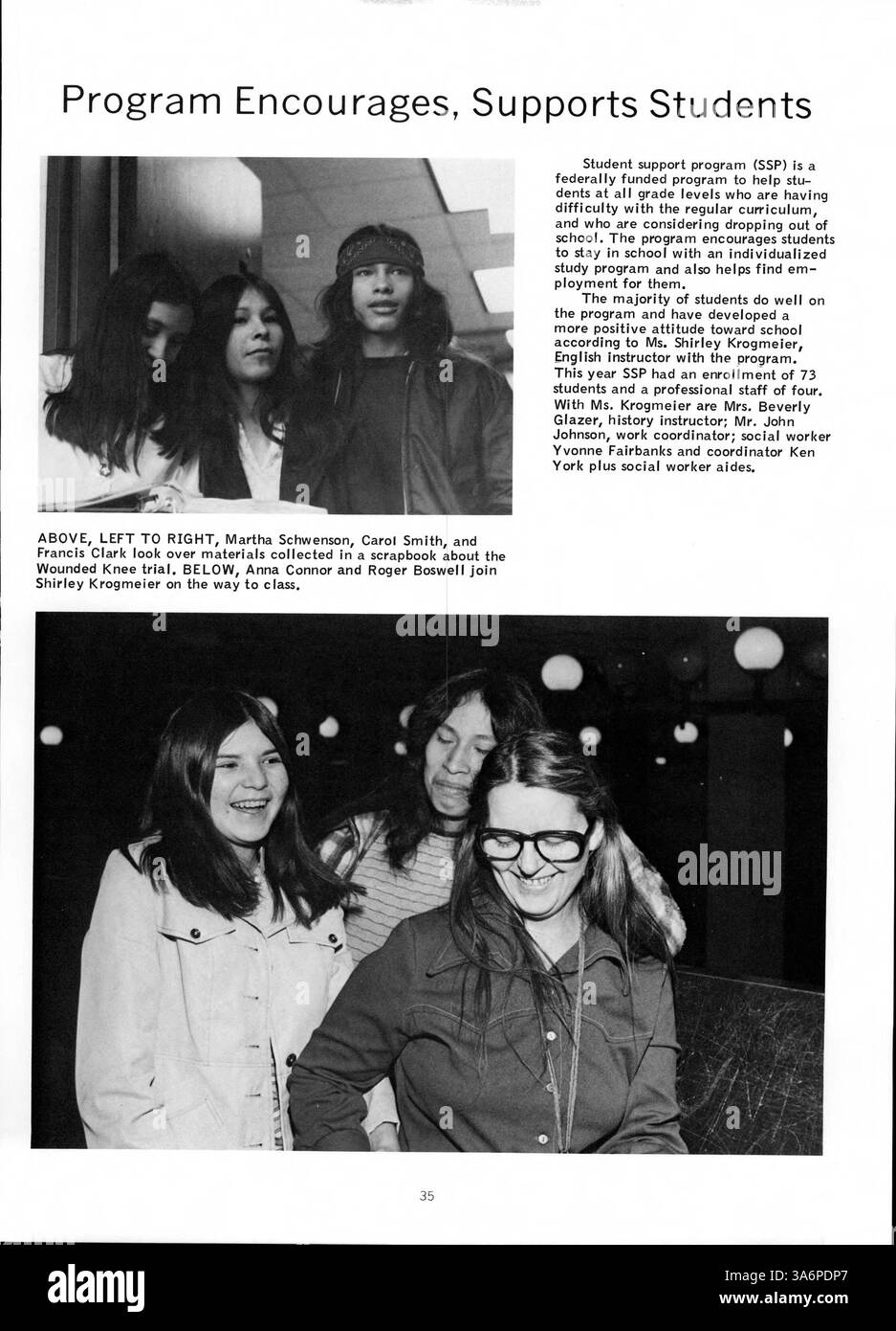 The 1974 South High Yearbook, Tiger, offers a glimpse into student life ...