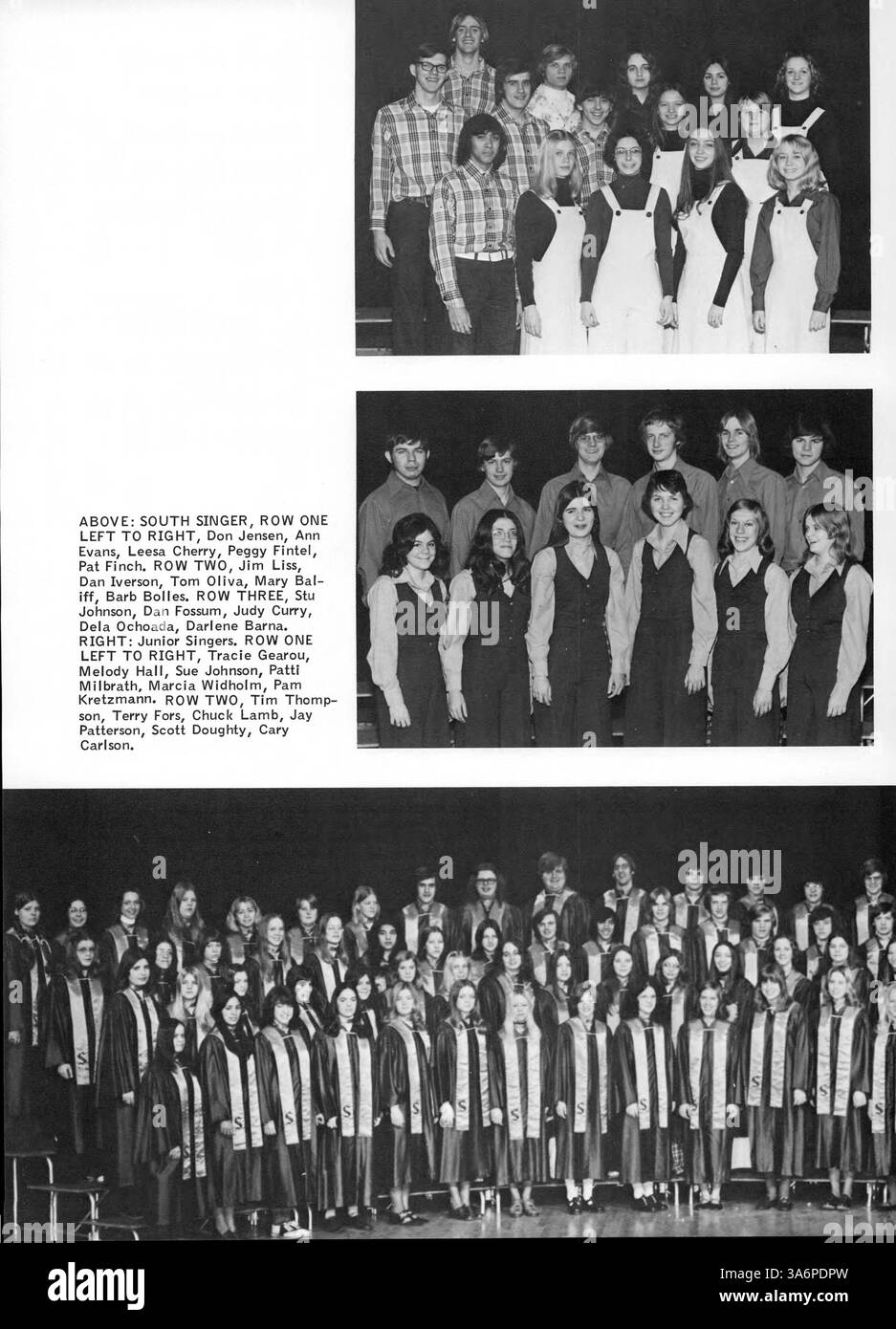 This 1974 South High Yearbook, Tiger, records school events, student ...