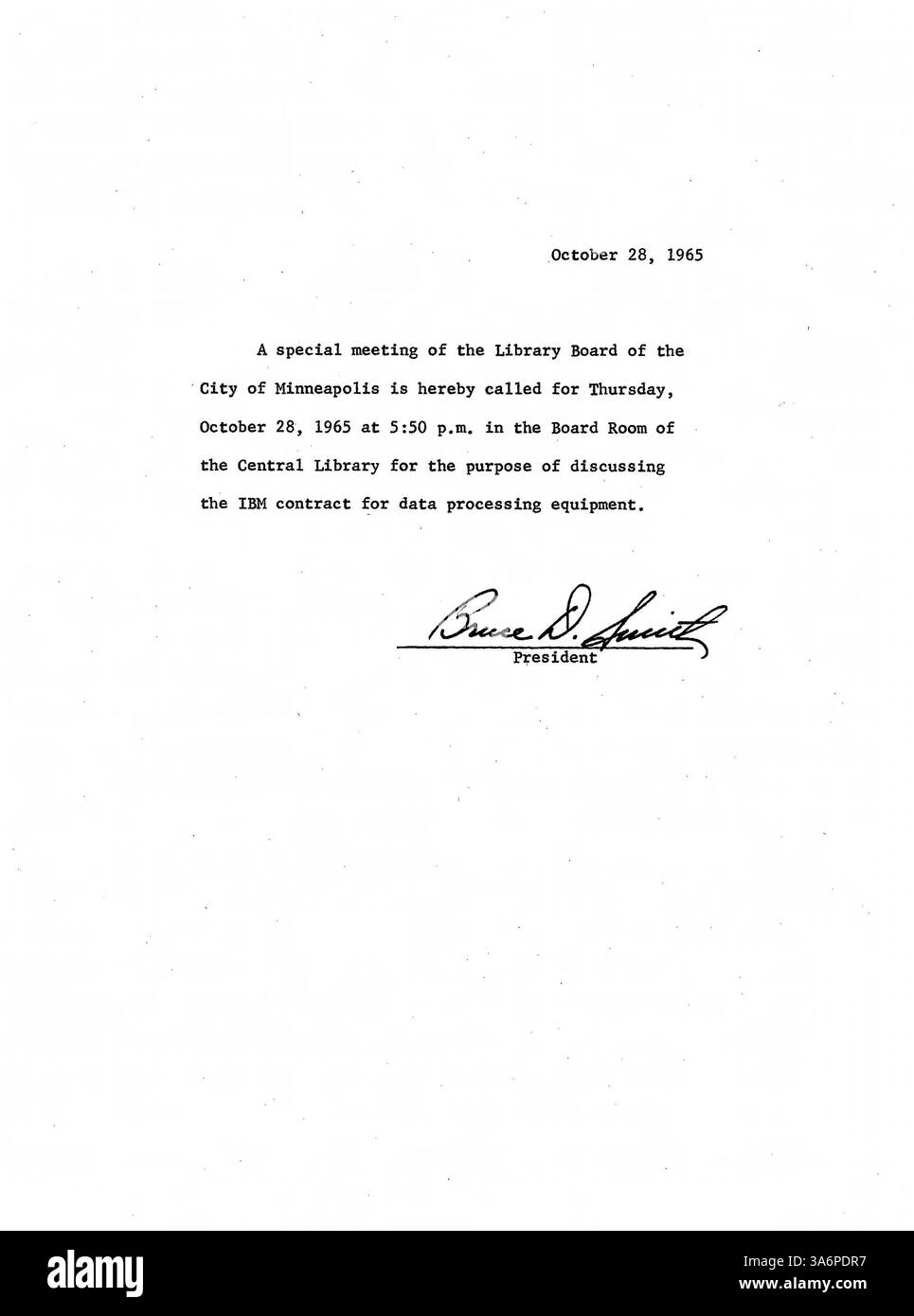 The 1965 meeting minutes of the Minneapolis Public Library Board of ...