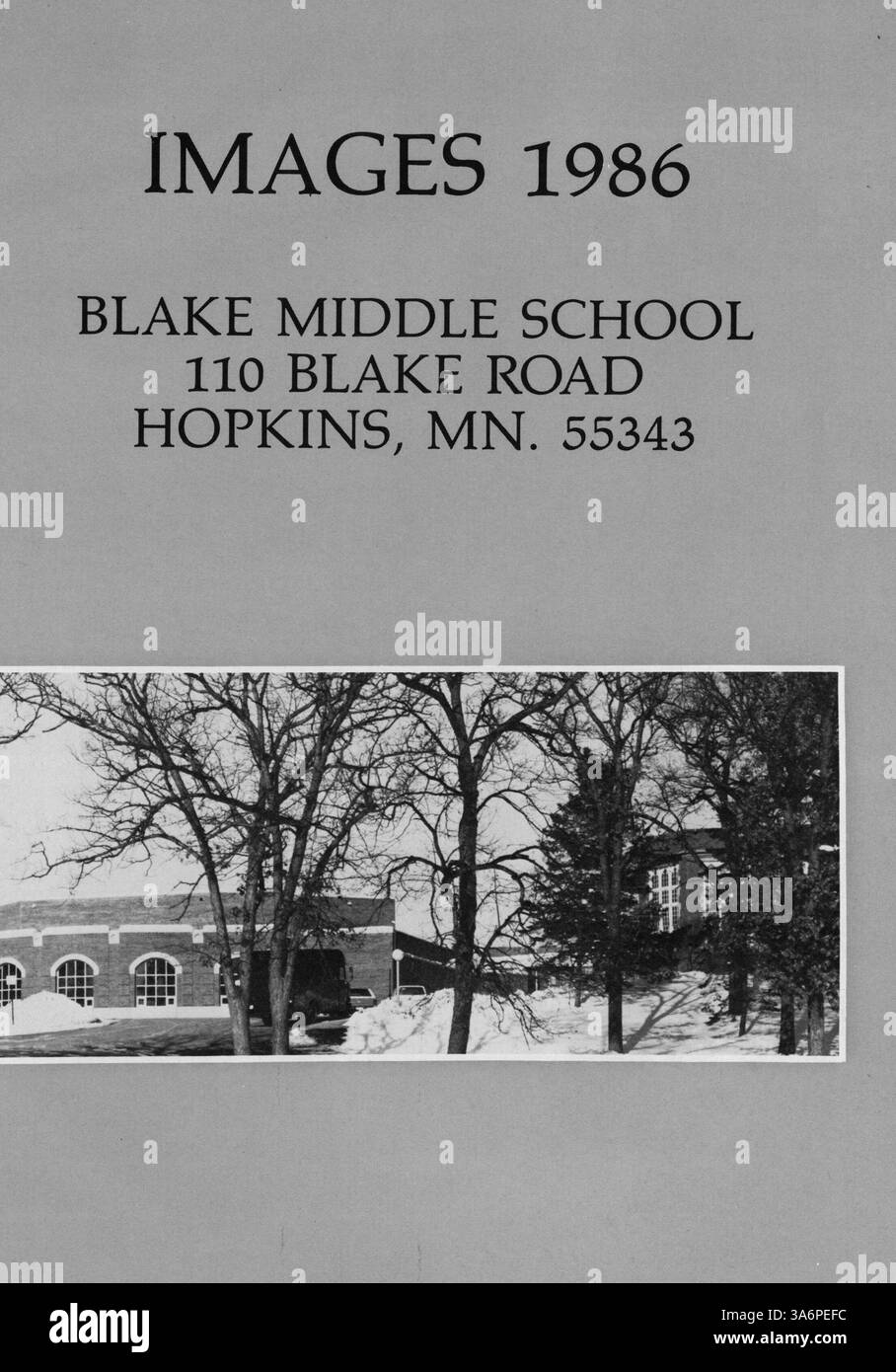 The 1986 yearbook from Blake Middle School showcases the students ...