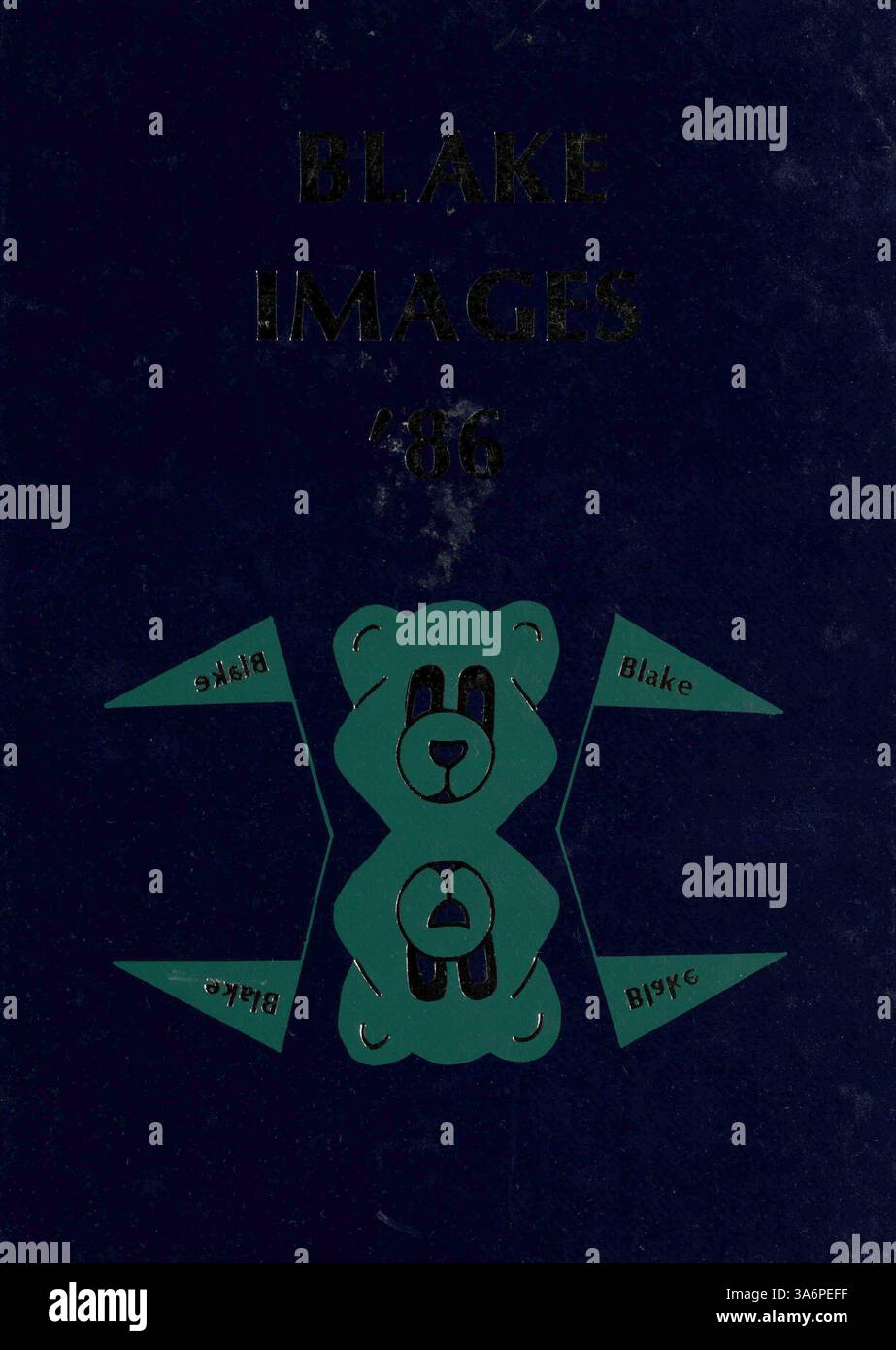 The 1986 yearbook from Blake Middle School documents the students, teachers, extracurricular ...