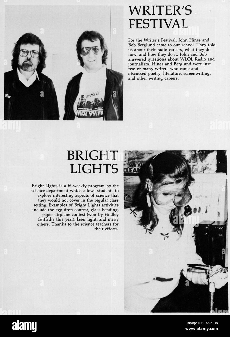Blake Middle School's 1986 yearbook captures the academic and social ...