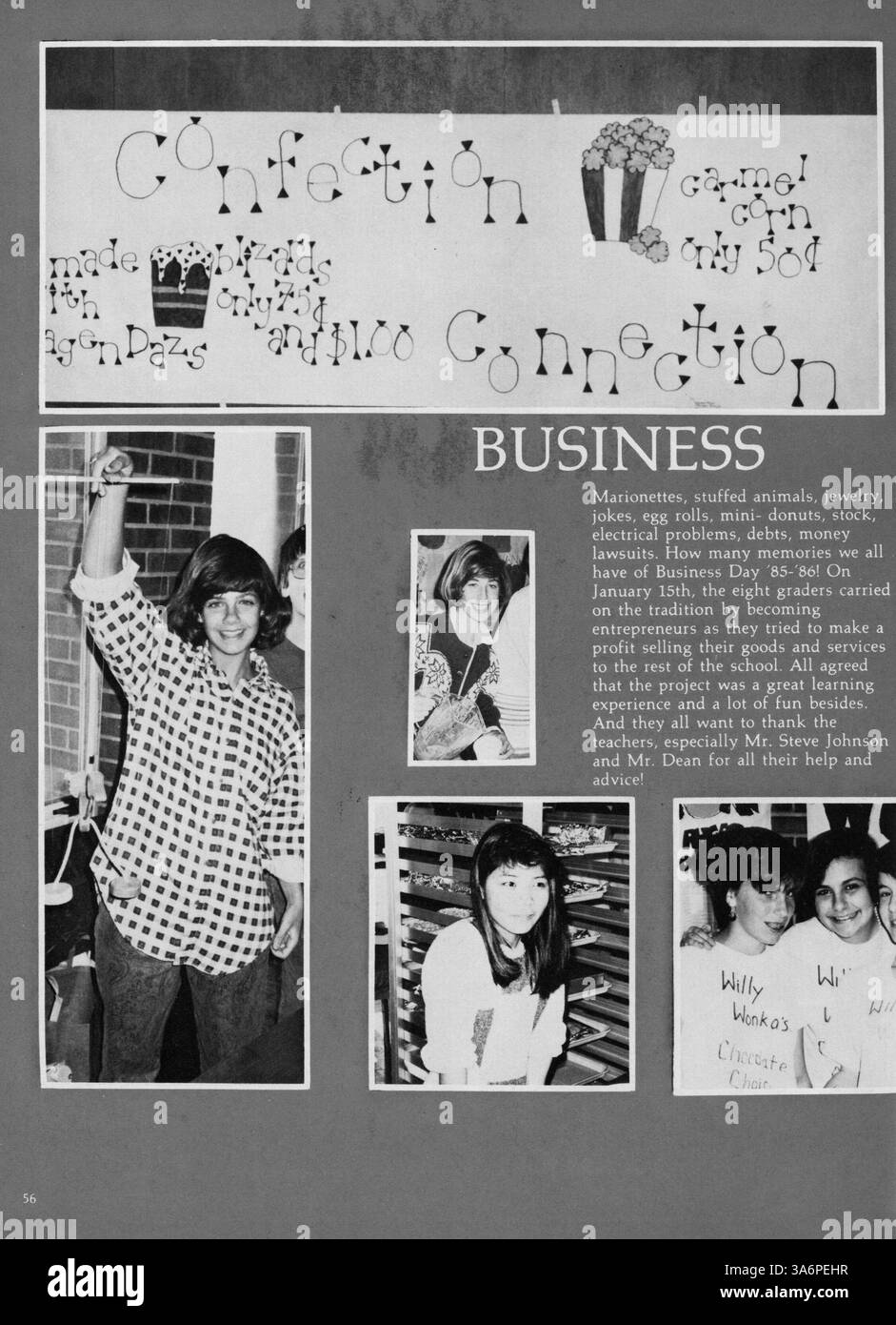 Blake Middle School’s 1986 yearbook highlights key moments from the ...