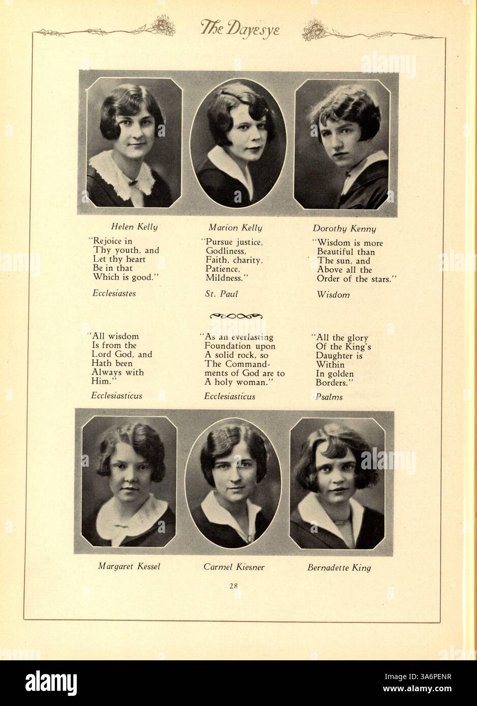 The 'Dayesye' yearbook of 1927 from St. Margaret's Academy captures key ...