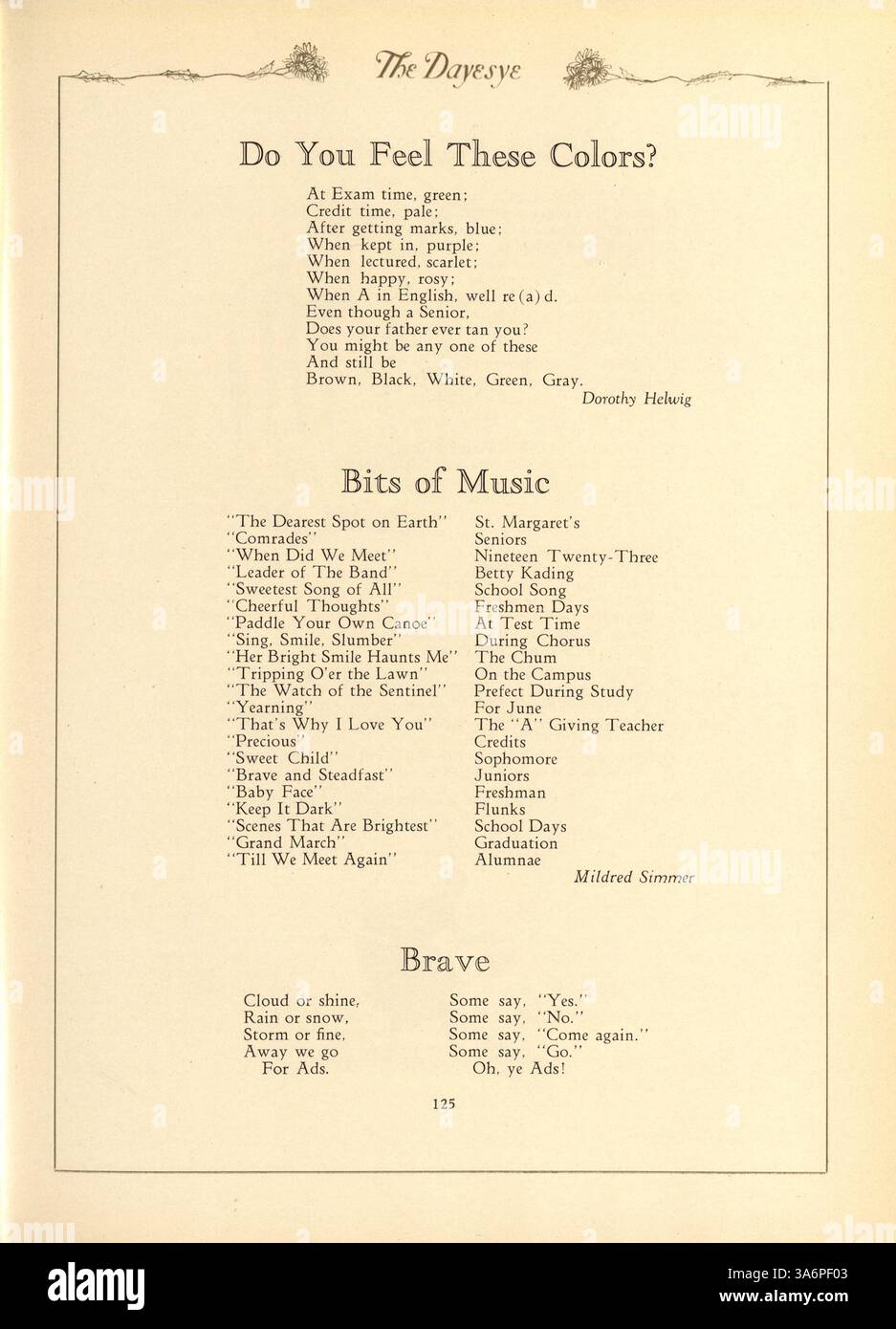 The 1927 yearbook from St. Margaret's Academy records the significant ...