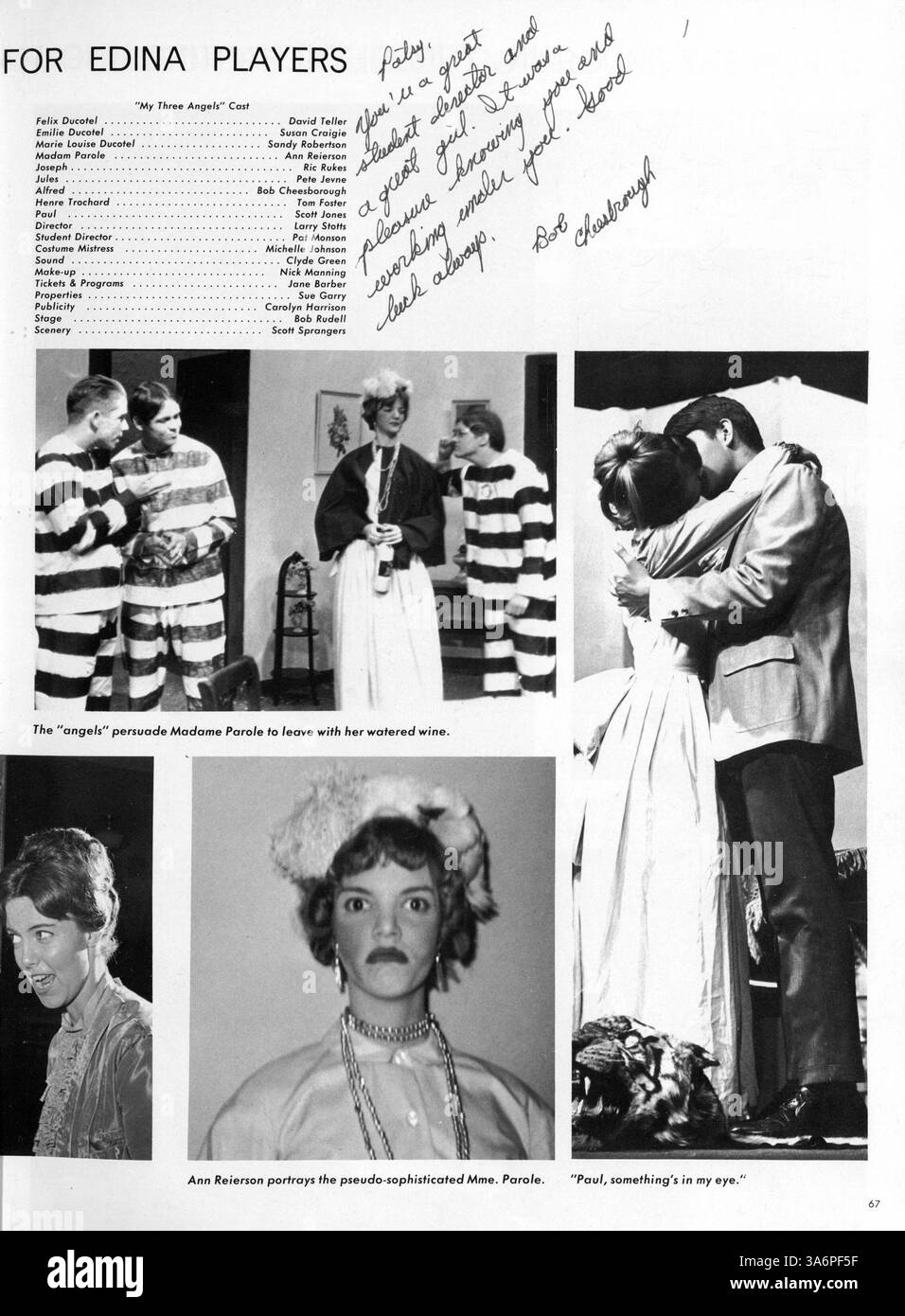 The 1966 edition of the Whigrean yearbook from Edina-Morningside High School documents student ...