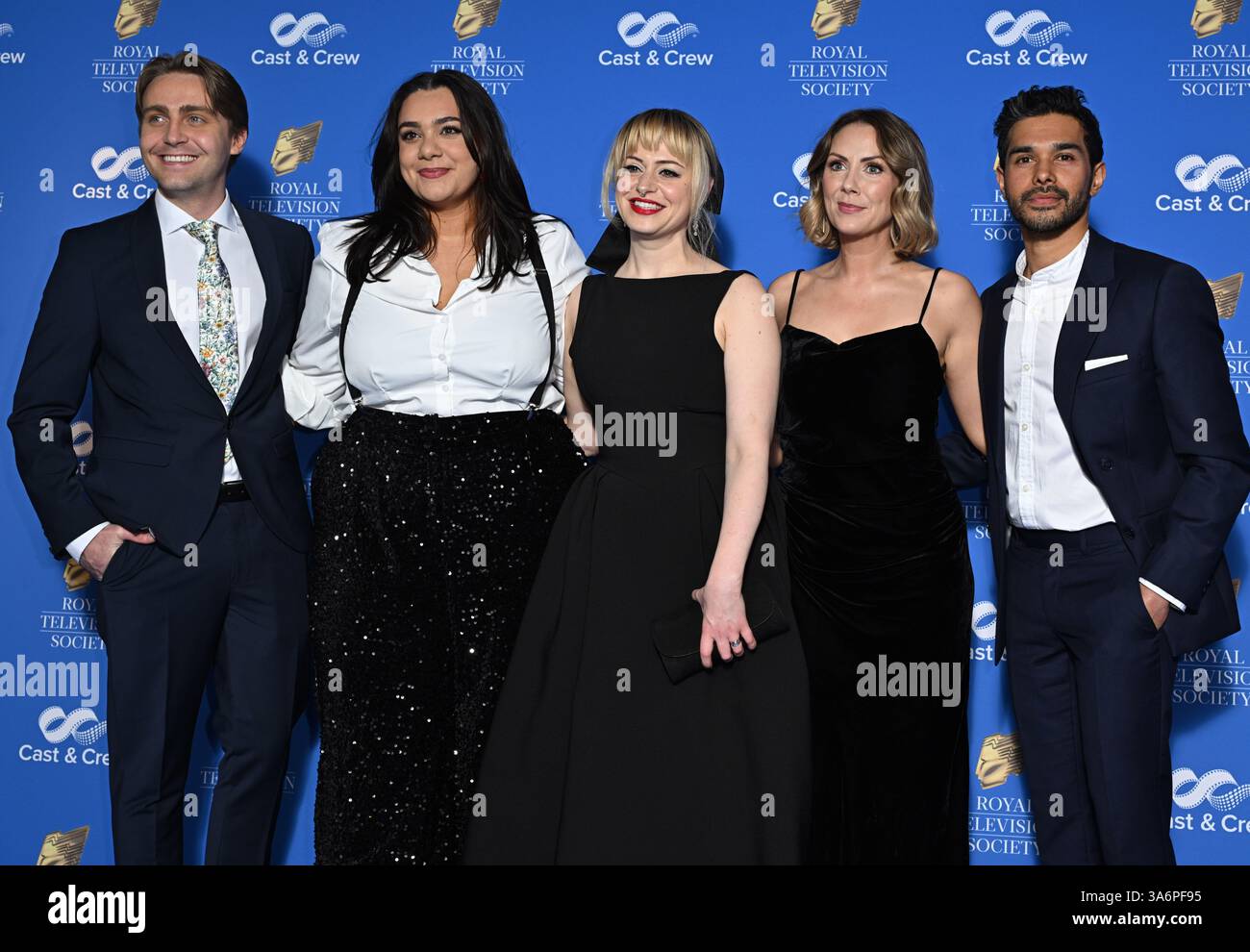 London, UK. March 25th, 2025. Barney Walsh, Sarah Seggari, Sammy Dobson ...