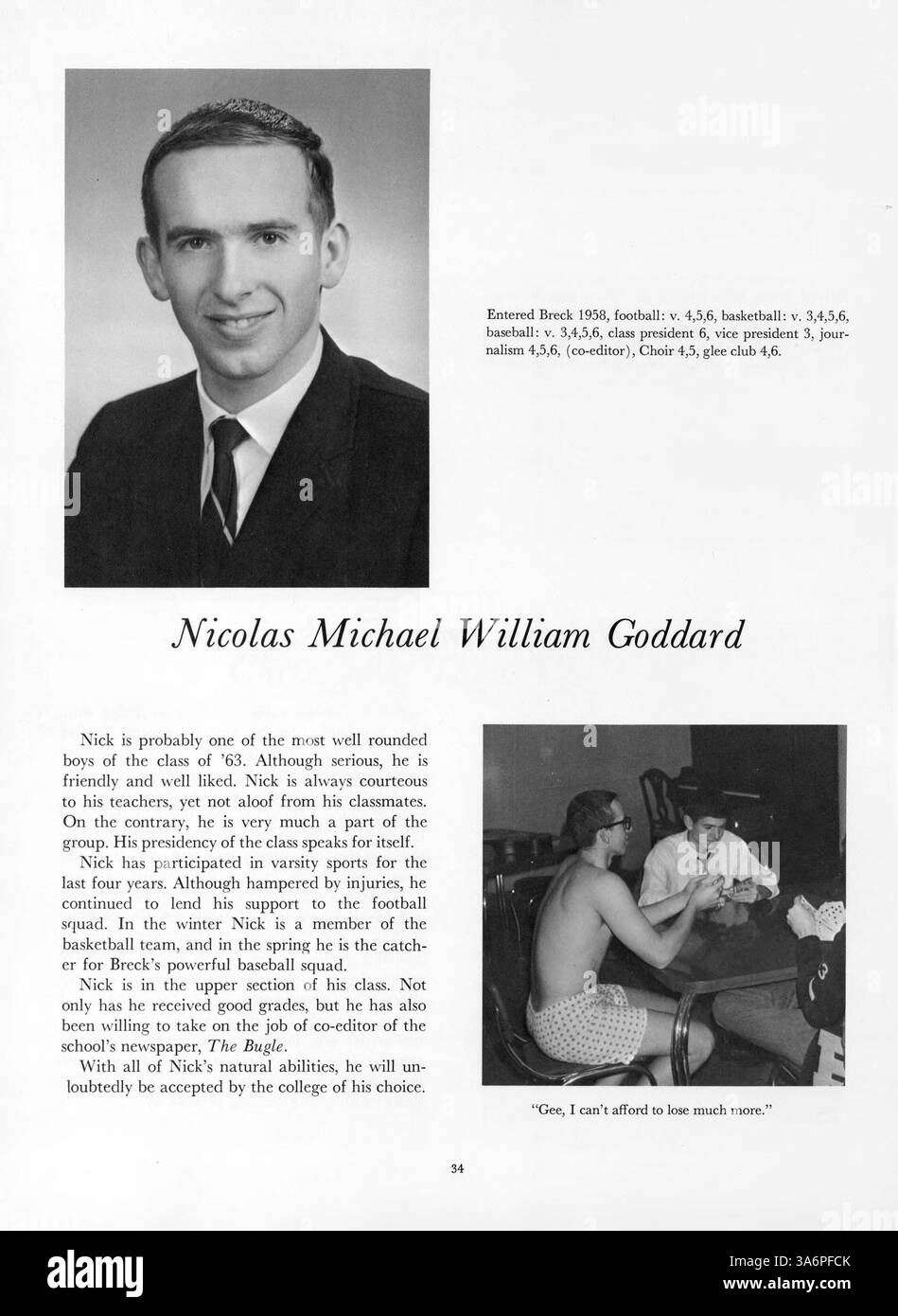The 1963 edition of the Mustang Yearbook from Breck School documents ...