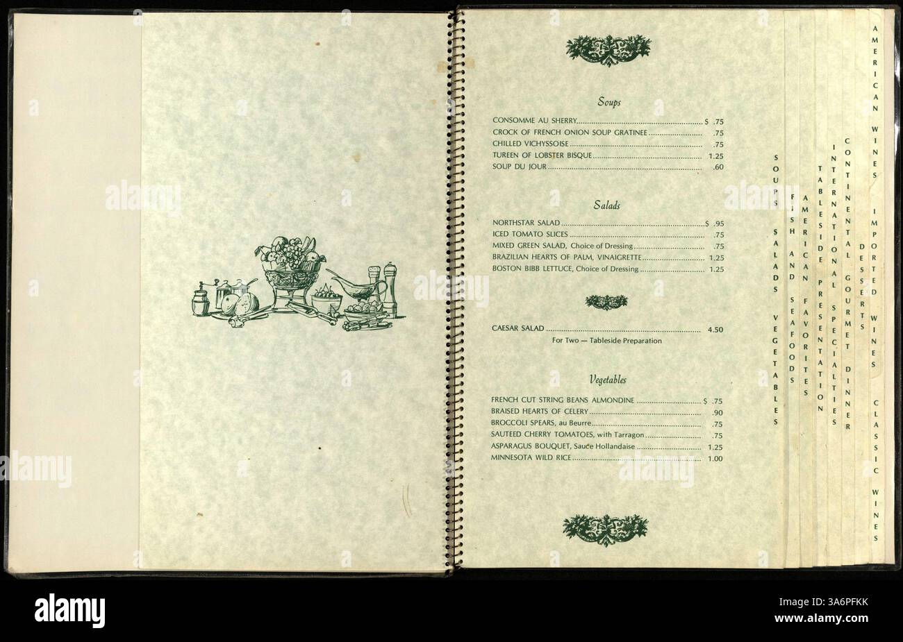 The menu for Rosewood Room presents an elegant dining selection ...