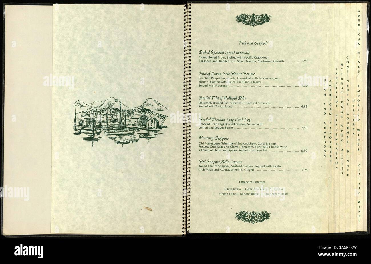 The Rosewood Room Menu features a vintage design with a wide range of ...