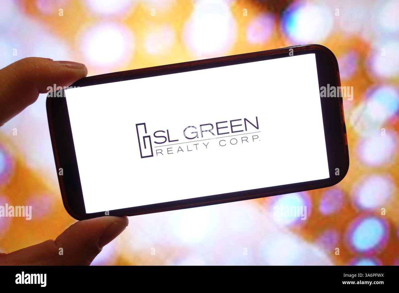 Poland. 25th Mar, 2025. In this photo illustration, the SL Green Realty ...