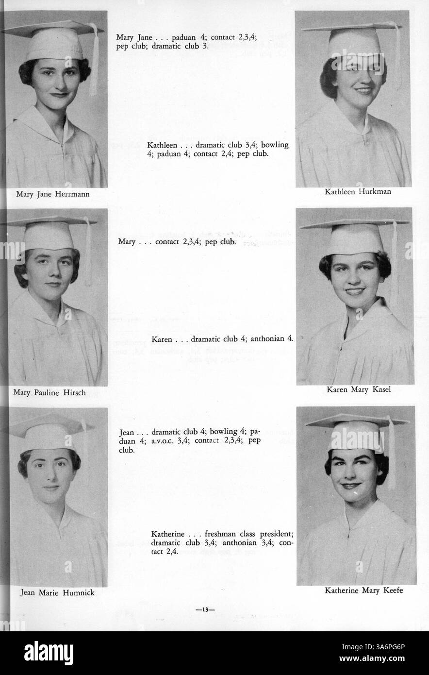 The 1956 Paduan Yearbook from St. Anthony High School documents the key aspects of the 1955-1956 ...