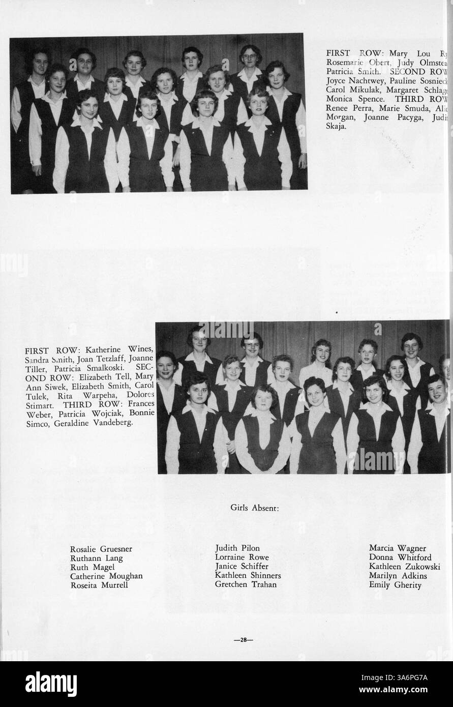The Paduan Yearbook of 1956 from St. Anthony High School covers the 1955-1956 academic year ...