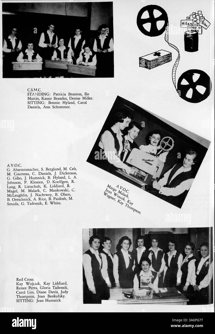 The 1956 Paduan Yearbook from St. Anthony High School offers a record ...