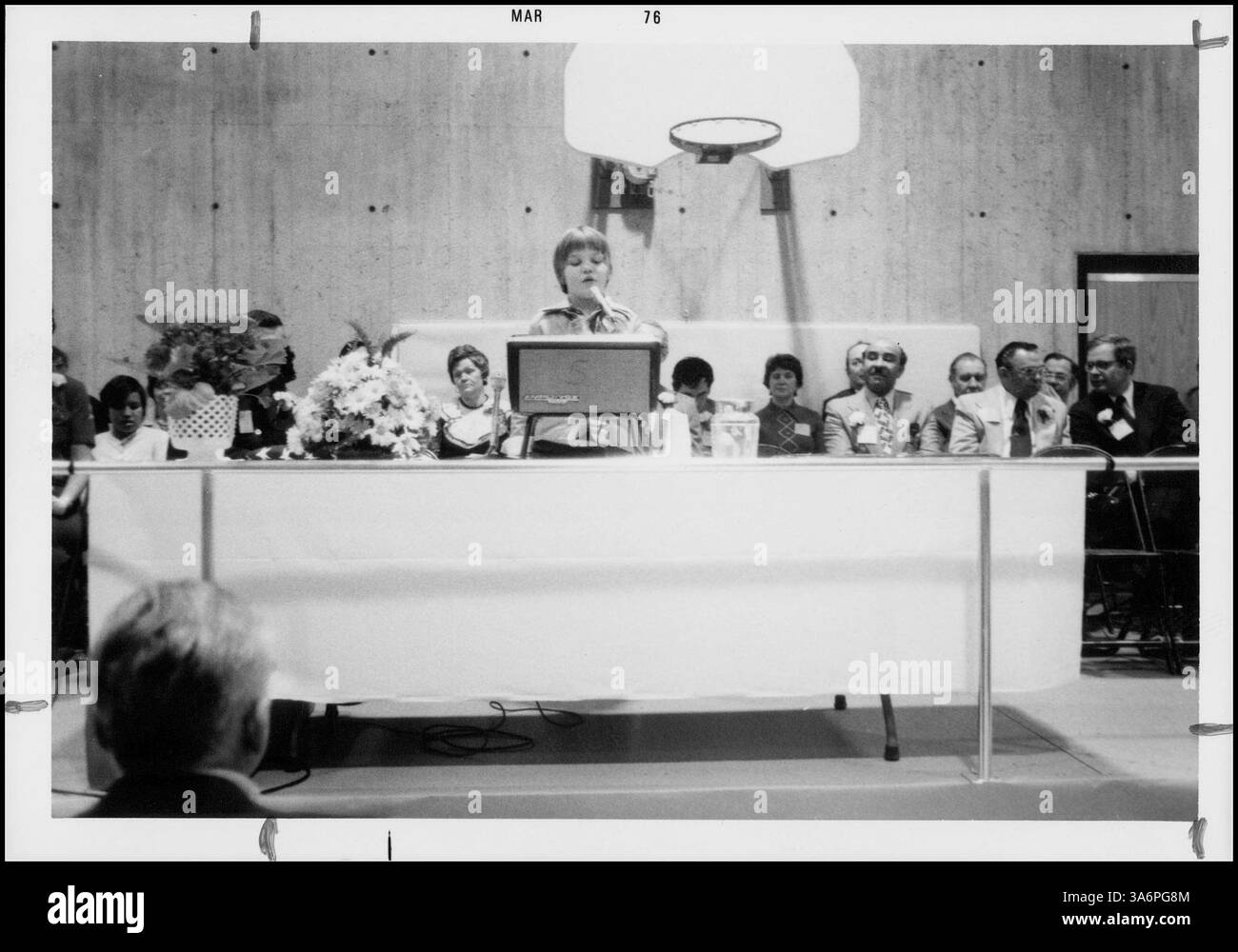 During the dedication ceremony of north star community school hi-res ...