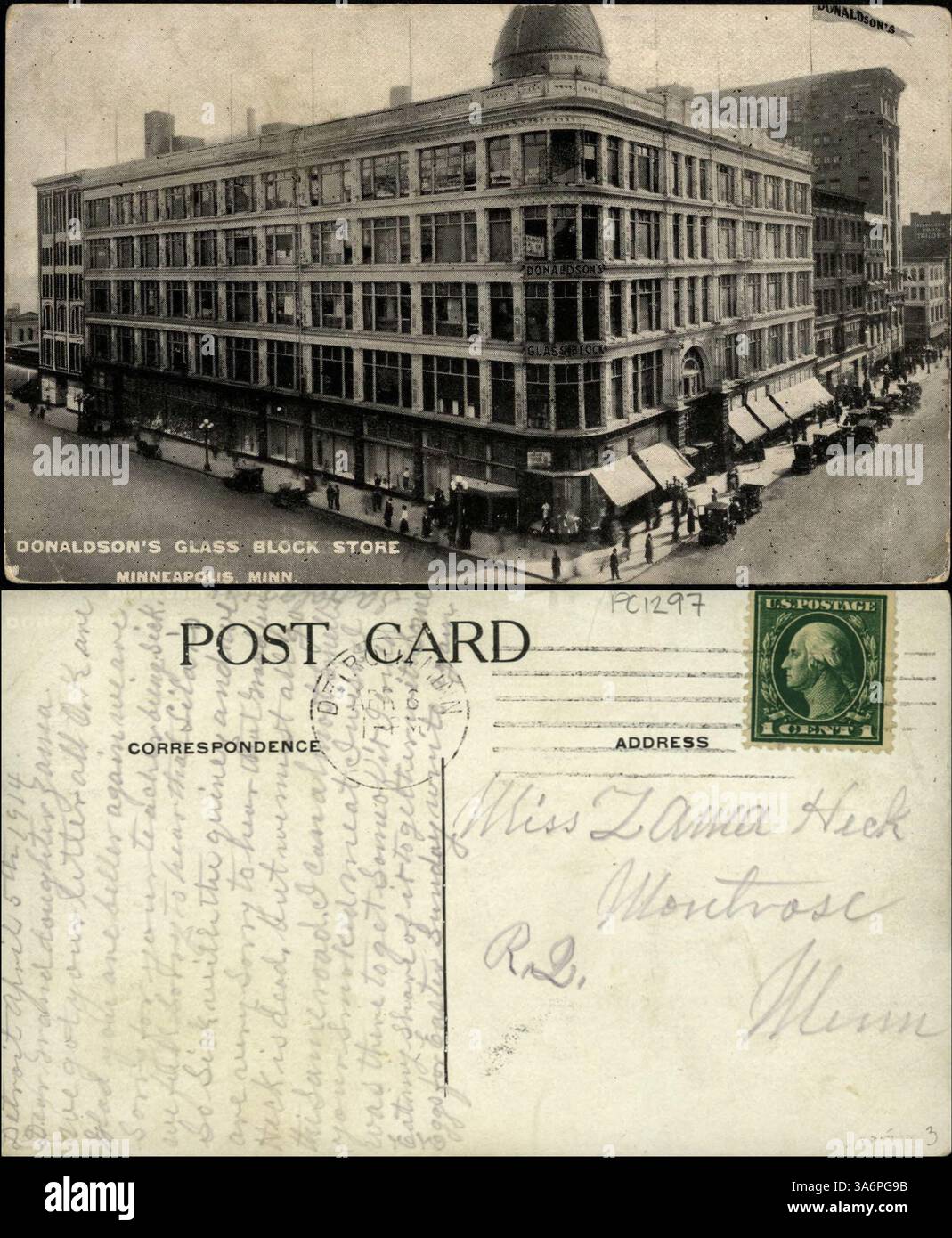 This photo depicts Donaldson's Glass Block Store in Minneapolis ...