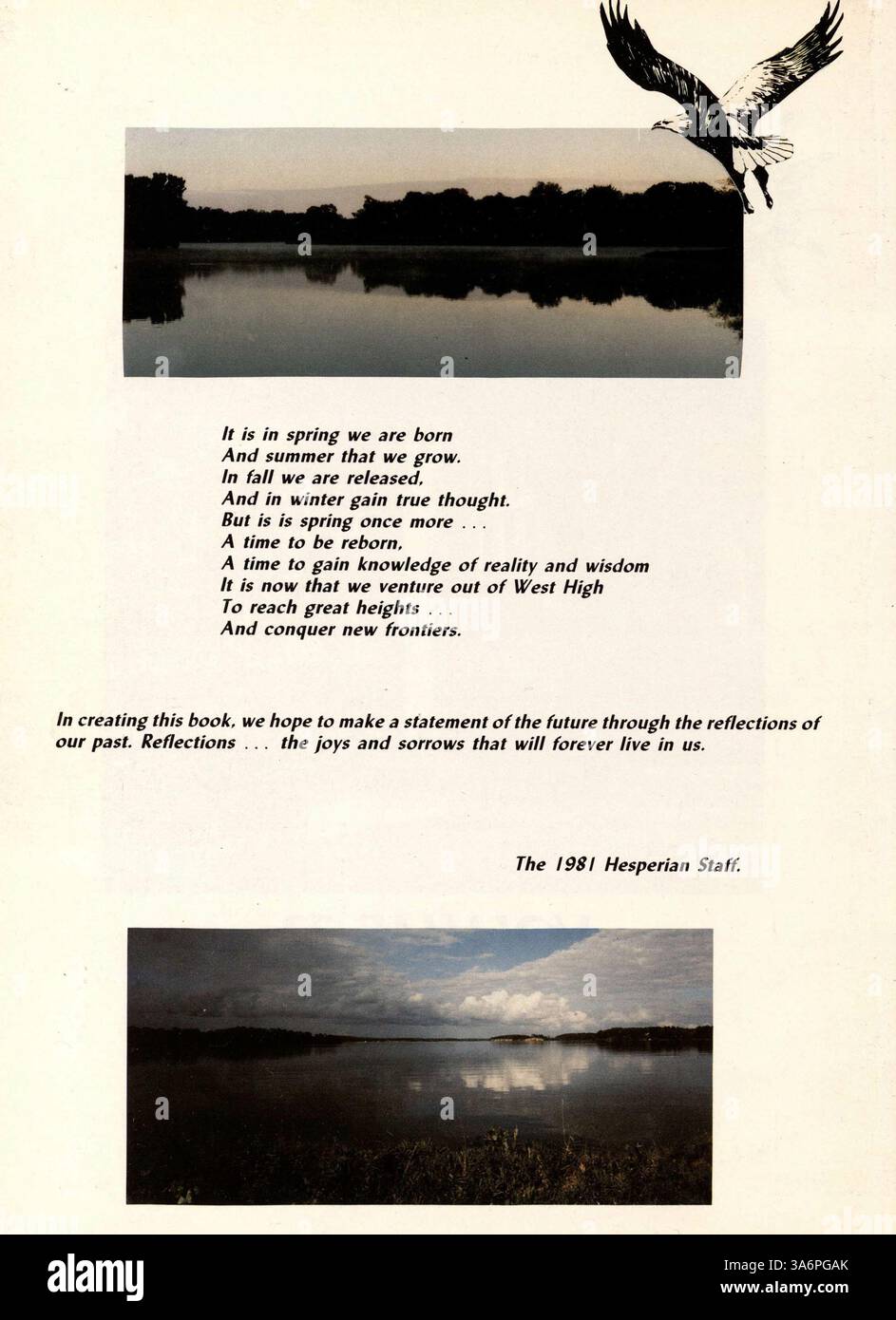 The 1981 hesperian yearbook highlights student achievements hi-res ...