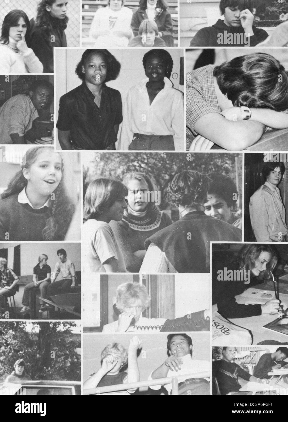 The 1981 edition of The Hesperian yearbook features student portraits ...