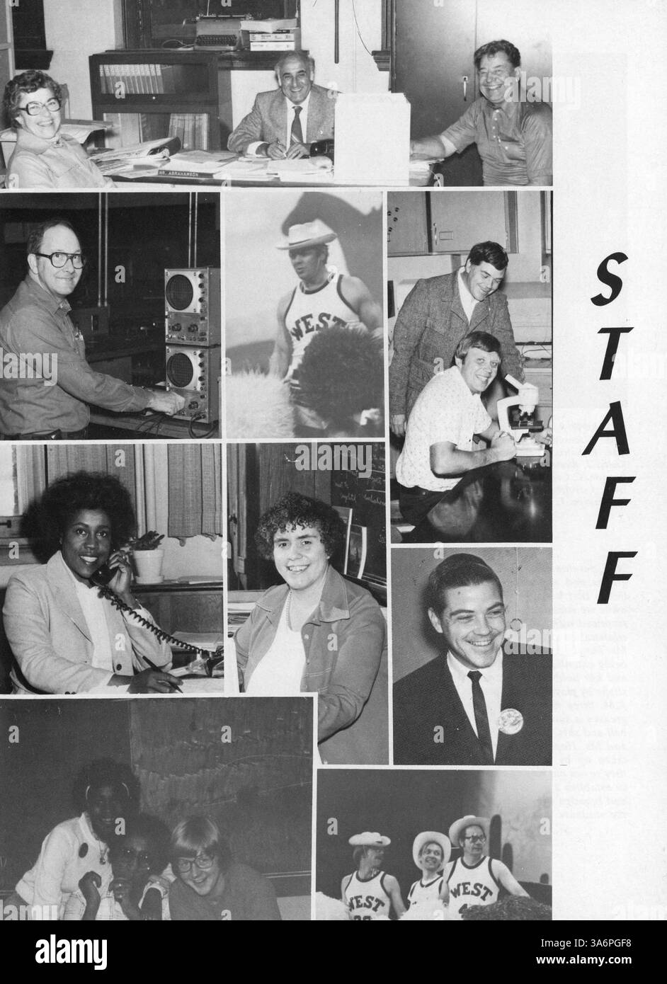 The 1981 West High Yearbook, The Hesperian, documents the key events ...