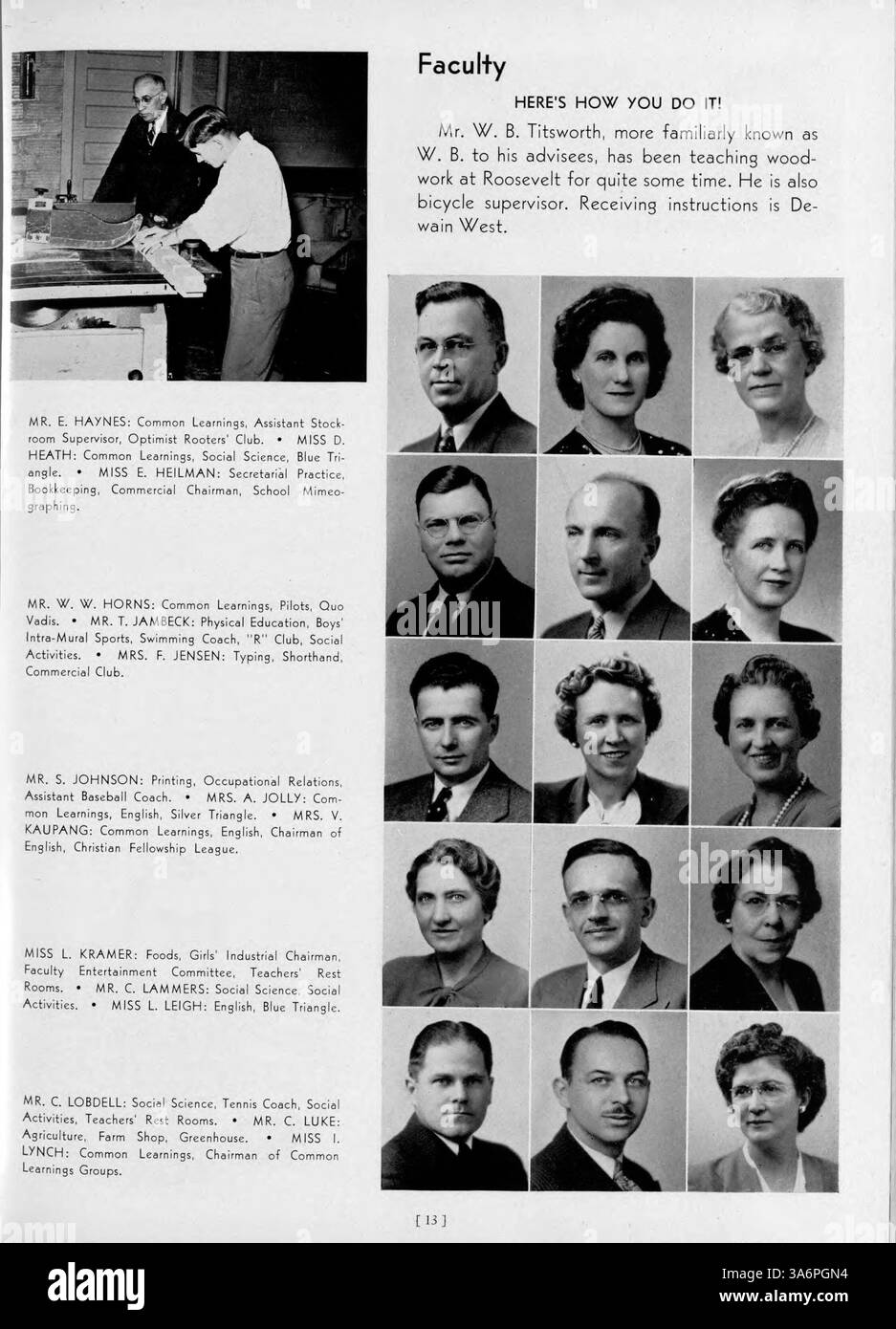 This 1946 Sagamore yearbook from Roosevelt High School captures the ...