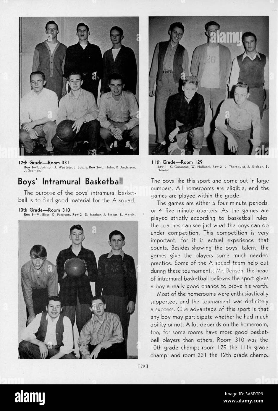 Sagamore 1946, Roosevelt High School's yearbook, documents student ...