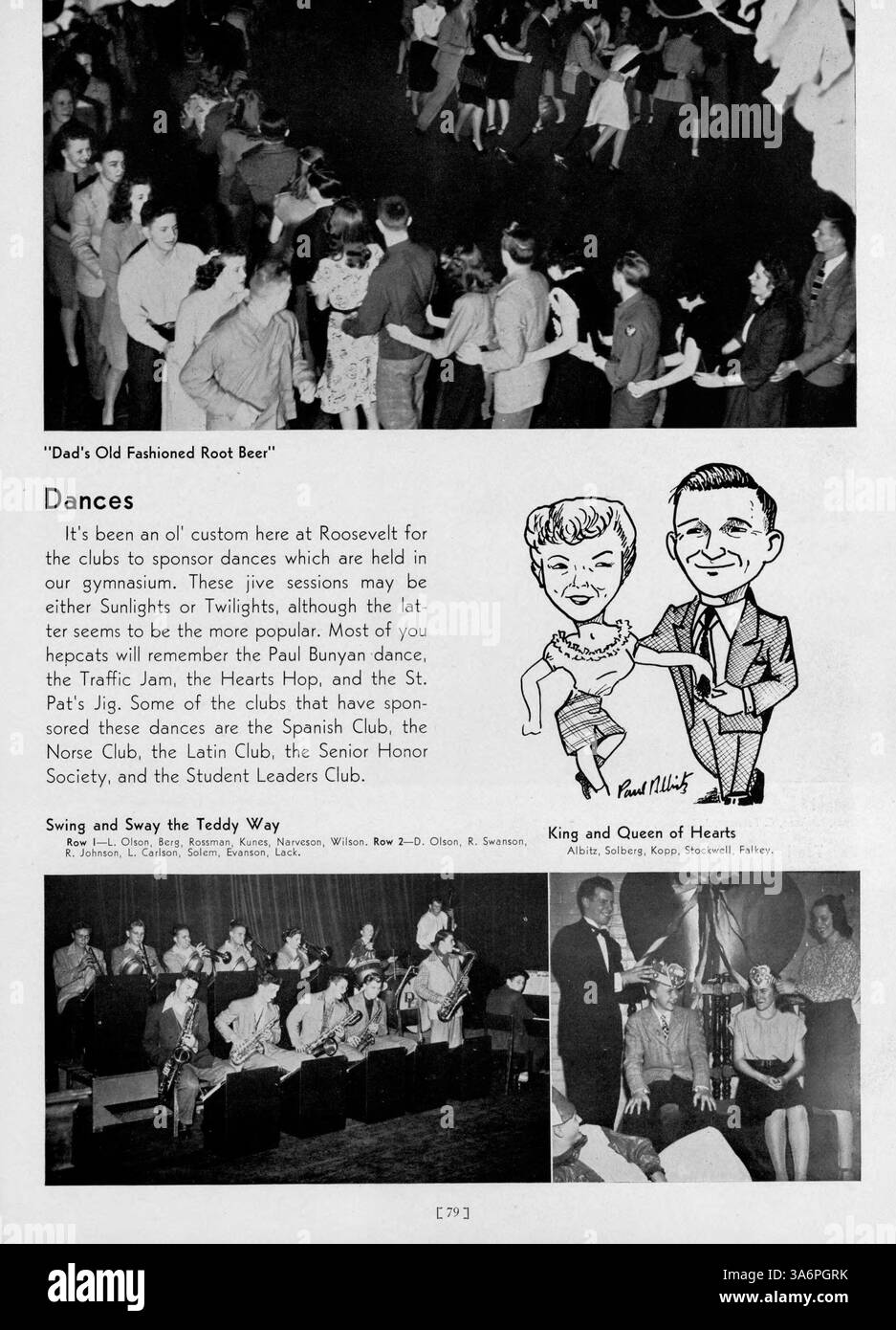 This 1946 Sagamore yearbook from Roosevelt High School captures ...