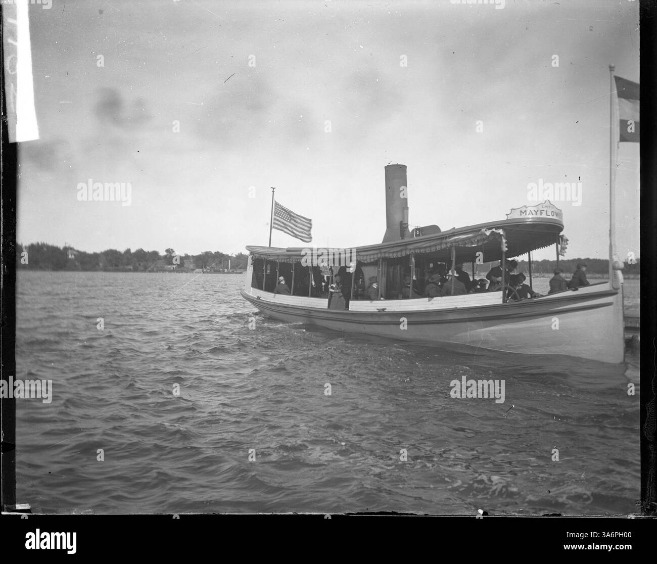 The 'Mayflower' was a steamboat that operated on Lake Minnetonka. This ...