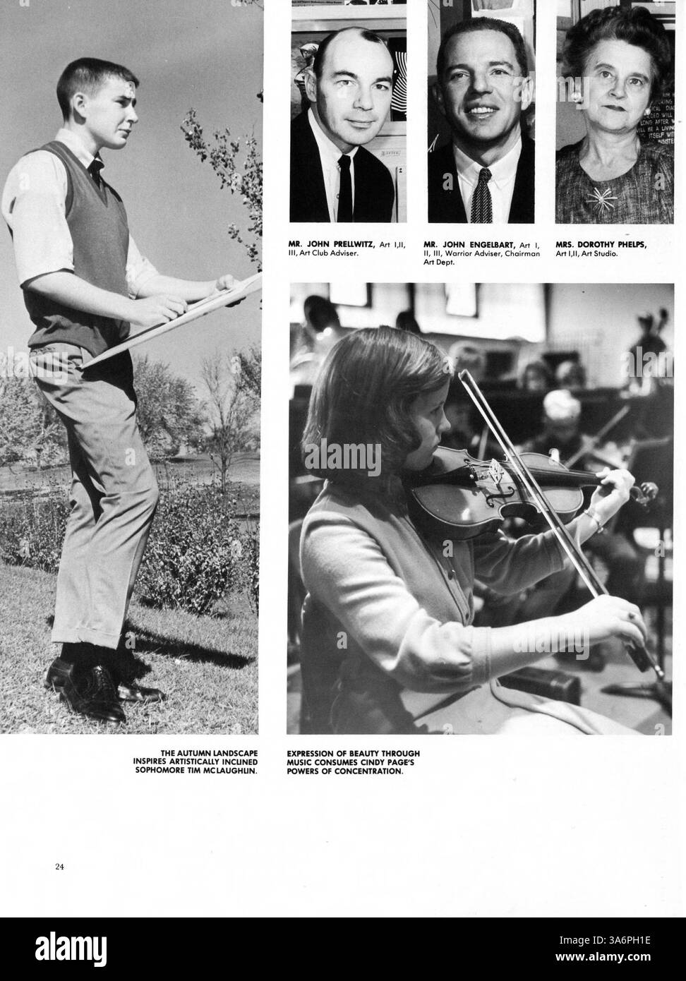 The 1965 'Hopkins On The Go' Yearbook captures key student activities ...