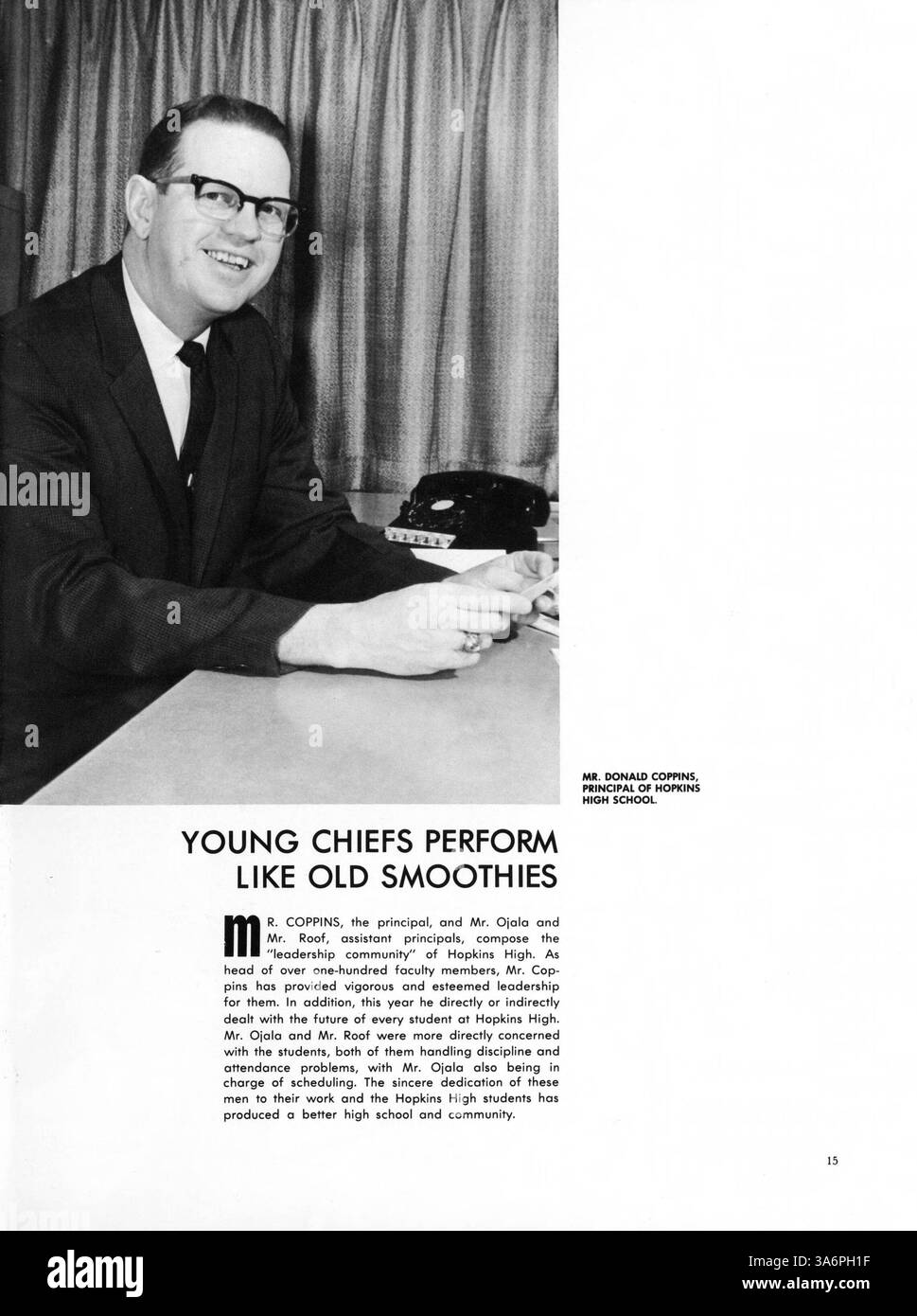 'Hopkins On The Go' is the 1965 yearbook of Hopkins High School, which ...