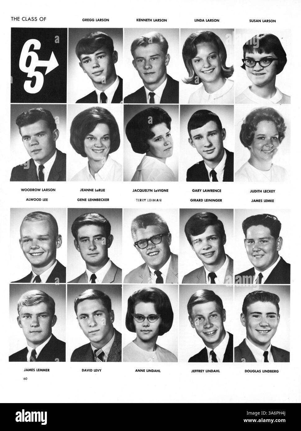 Yearbook 1965 documents the academic year at hopkins high school hi-res stock photography and ...