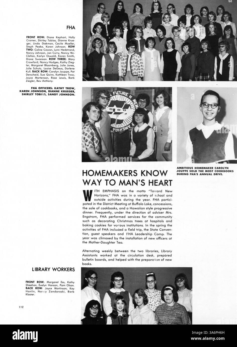 The 1965 Hopkins High School yearbook offers a visual record of student ...