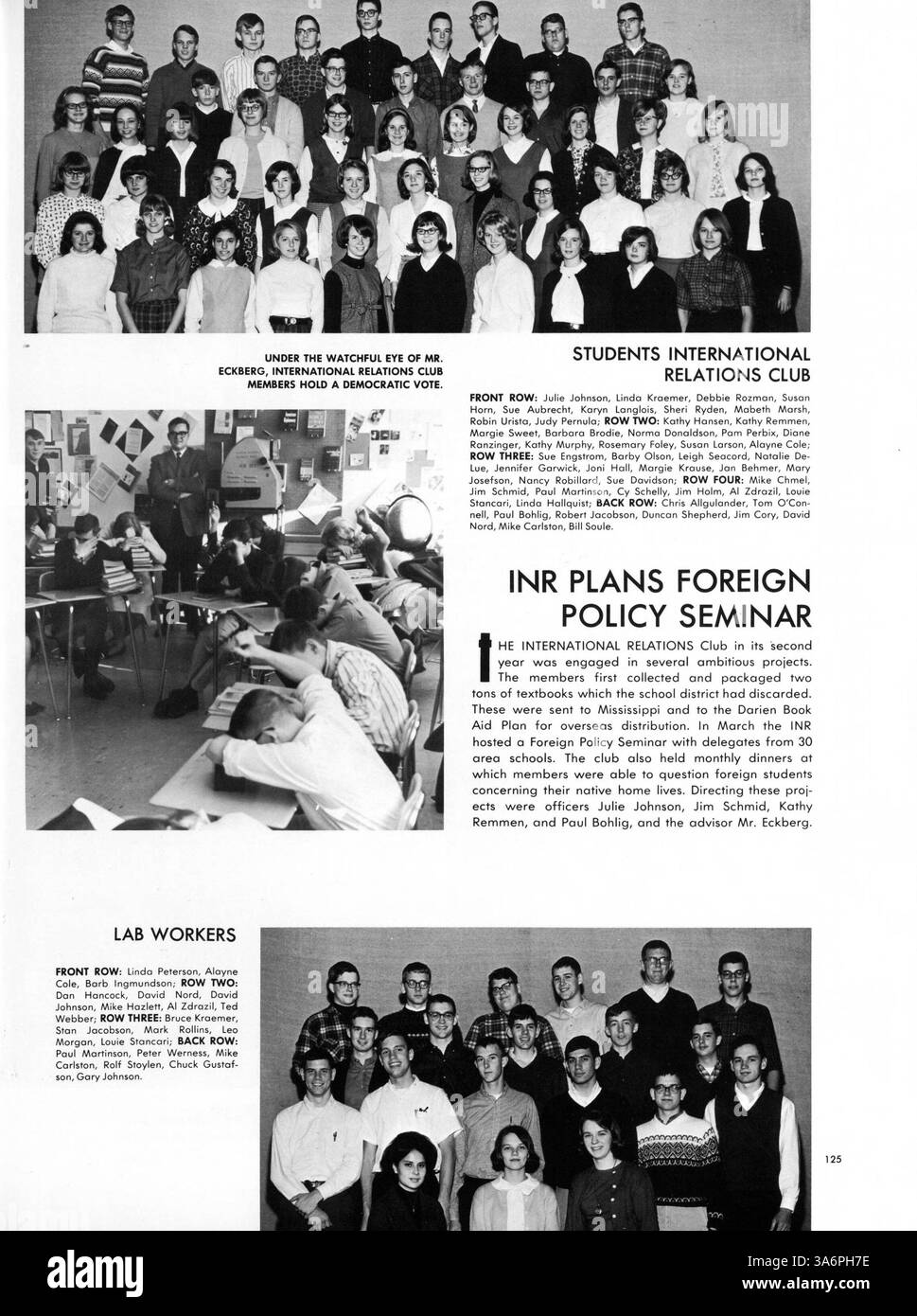 This 1965 Hopkins High yearbook highlights the activities and ...