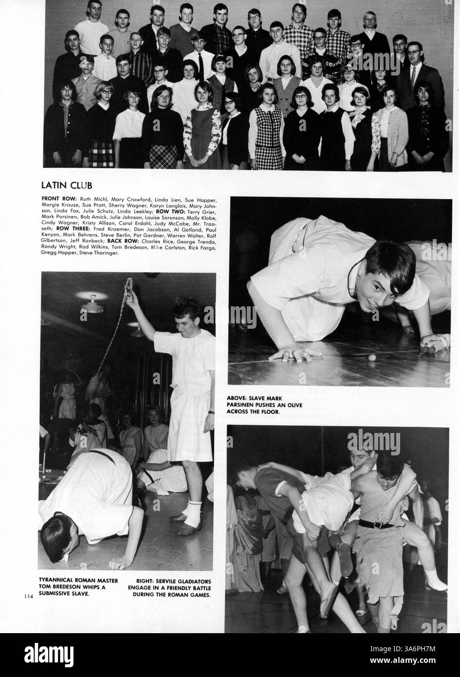 This yearbook from Hopkins High School in 1965 documents key moments ...