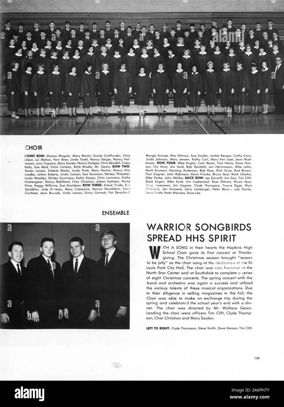 This yearbook from Hopkins High School in 1965 highlights the ...
