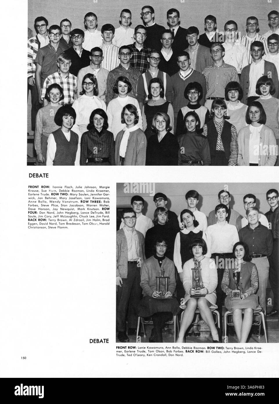 Notable school events from the 1964 1965 school year hi-res stock ...