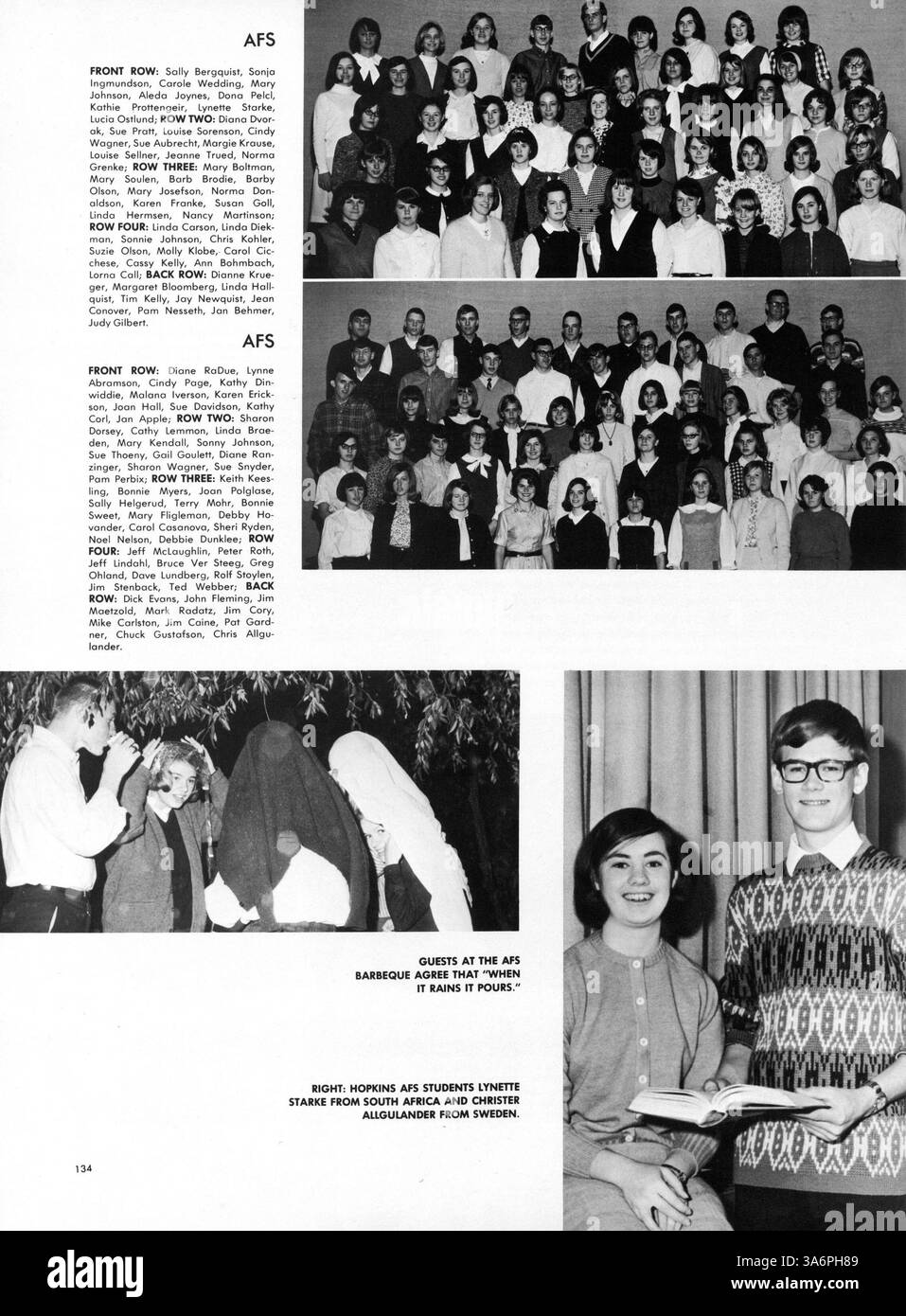 This yearbook from Hopkins High School in 1965 documents the key ...