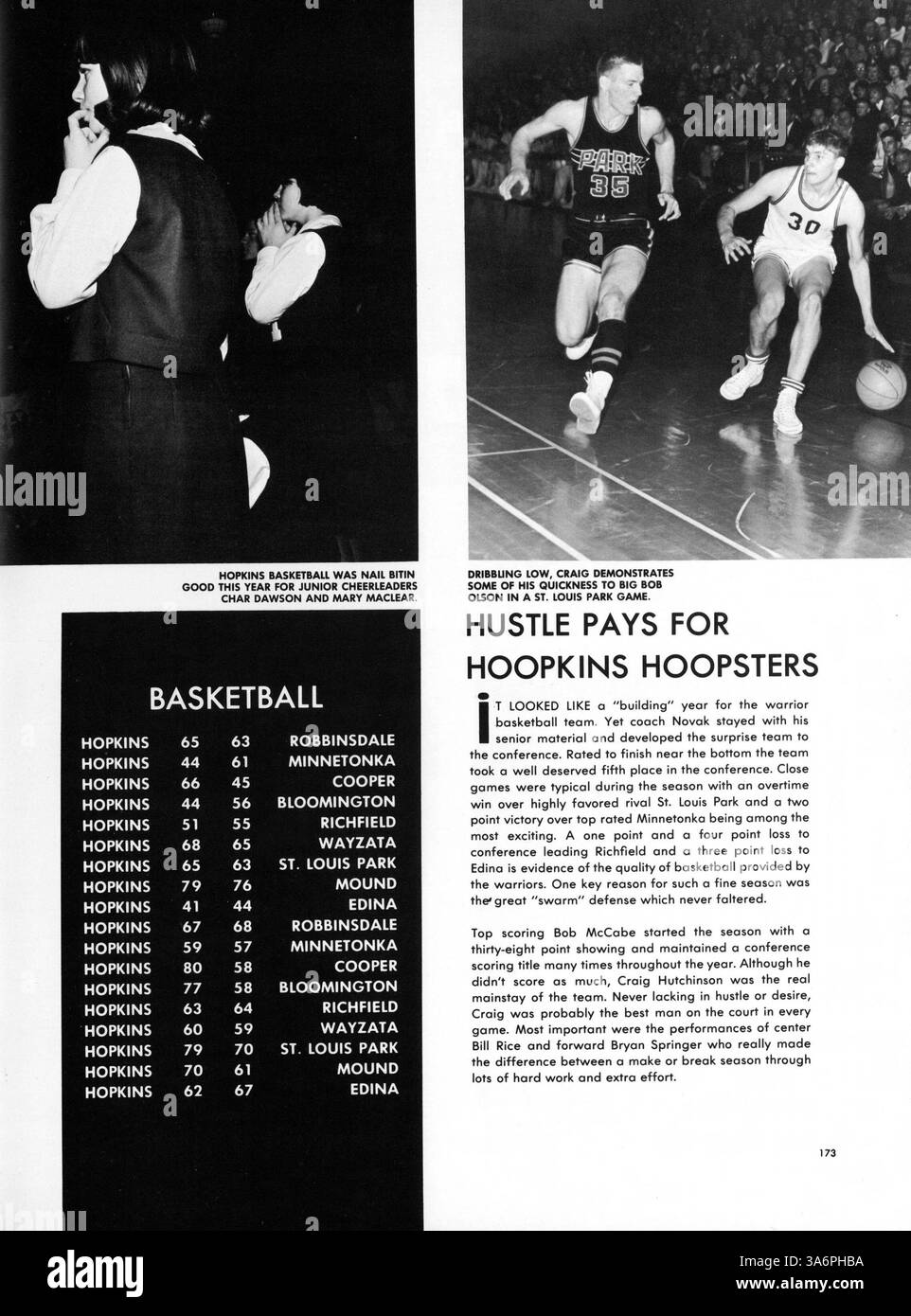 This 1965 yearbook from Hopkins High School documents the academic and ...