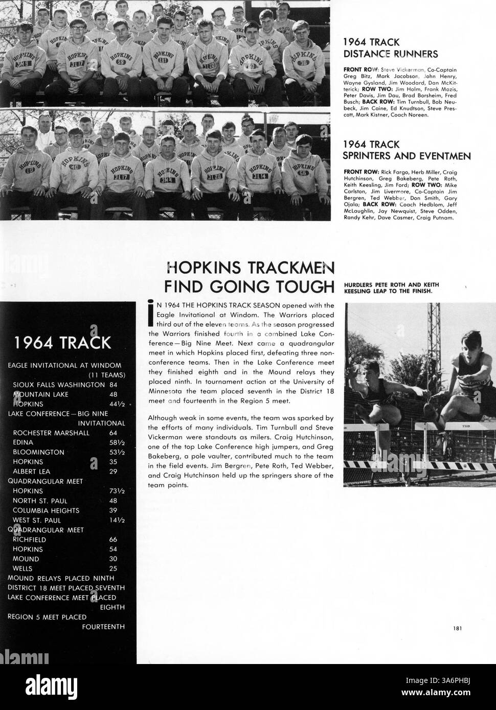 This high school yearbook from 1965 highlights the major events ...