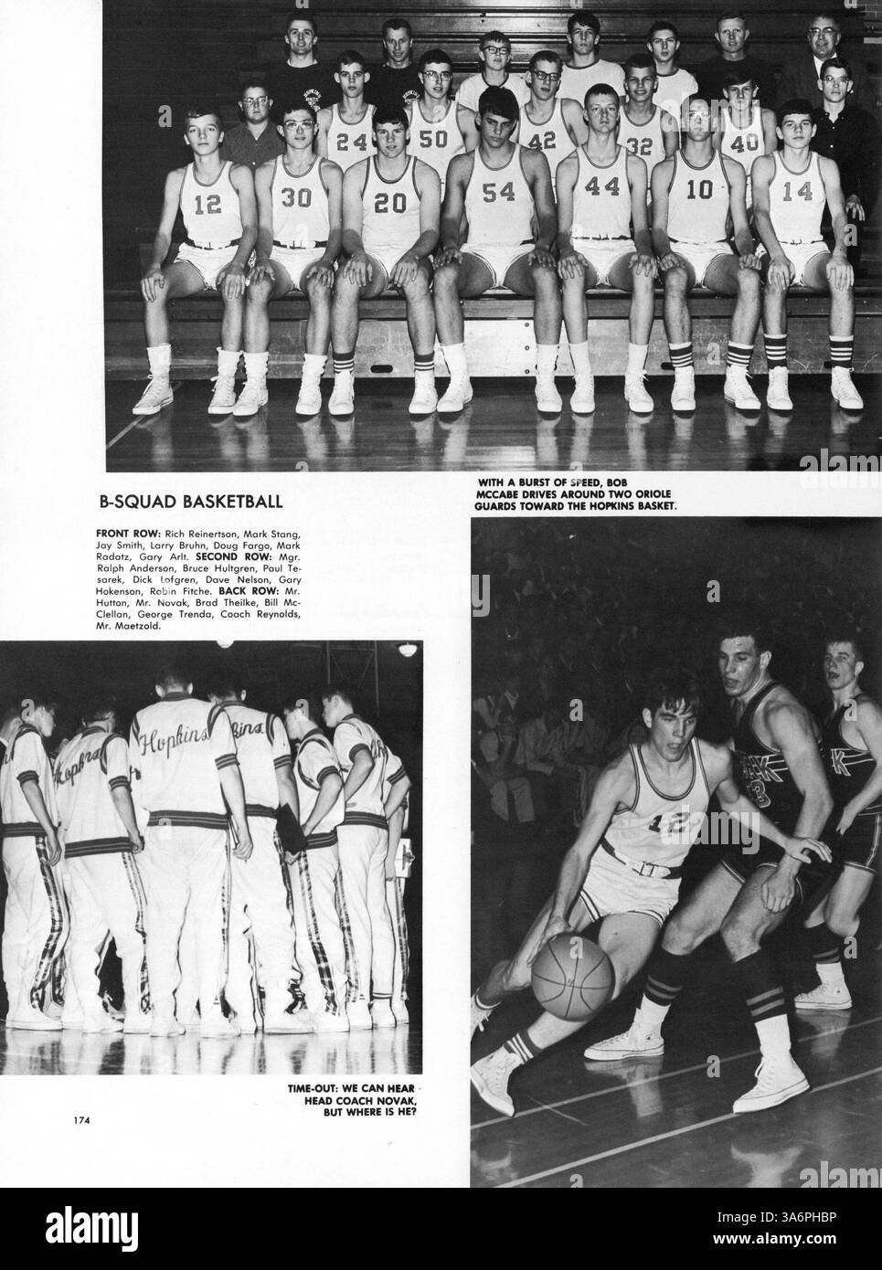 The 1965 yearbook from Hopkins High School highlights the students ...