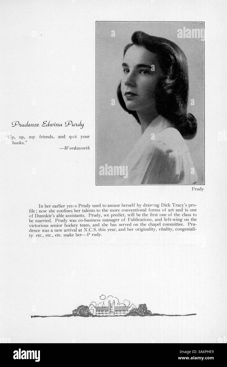 The 1943 'Tatler' yearbook from Northrop Collegiate records key aspects of student life ...