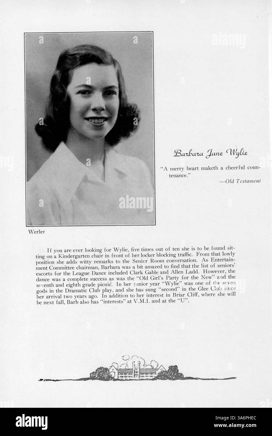 The 1943 'Tatler' yearbook captures the key events and experiences at Northrop Collegiate ...