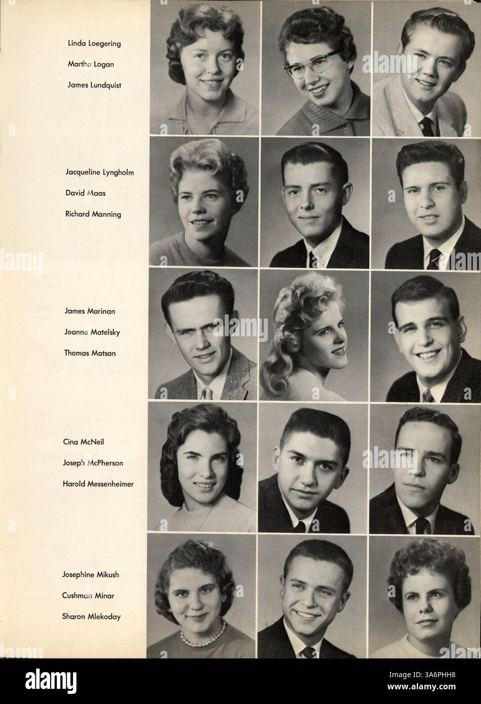 The 1960 Cardinal yearbook from Marshall High School highlights student ...