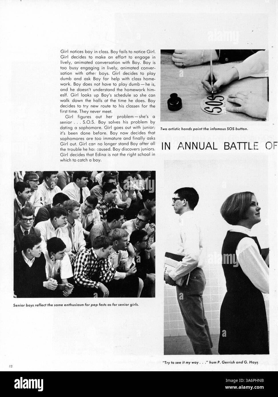 This 1966 Whigrean yearbook from Edina-Morningside High School showcases school events, student ...