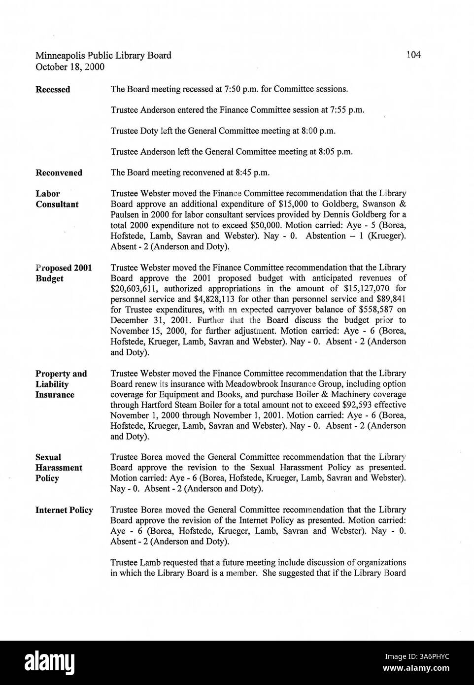 Documenting governance and decision making for the hennepin county ...