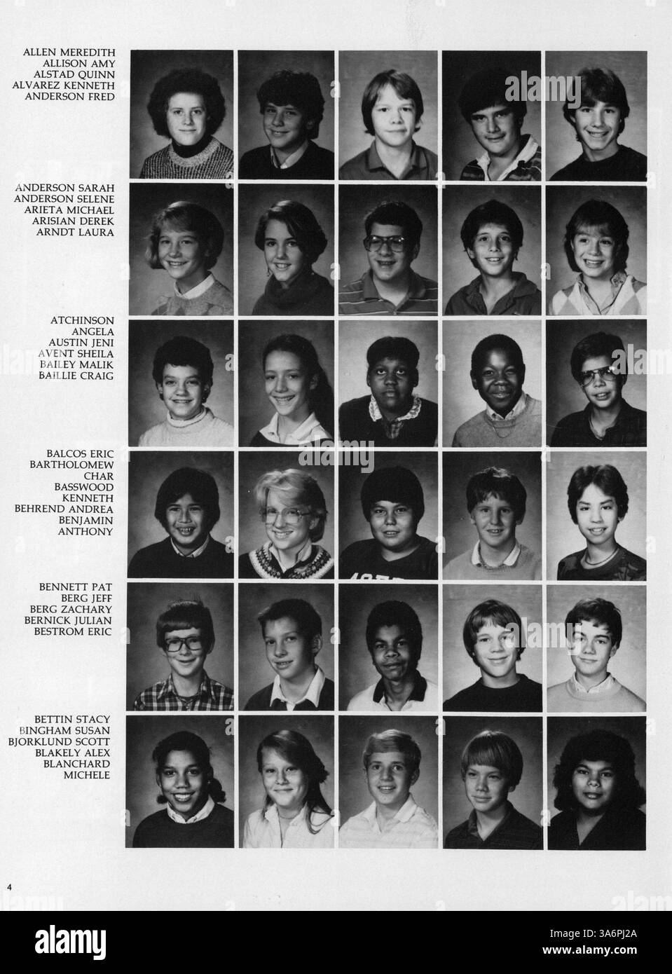 The 1984 anwatin junior high yearbook documents the students hi-res ...